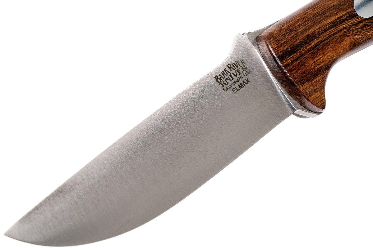 Bark River Bravo 1 LT Elmax FHG, Desert Ironwood, brown sheath ...