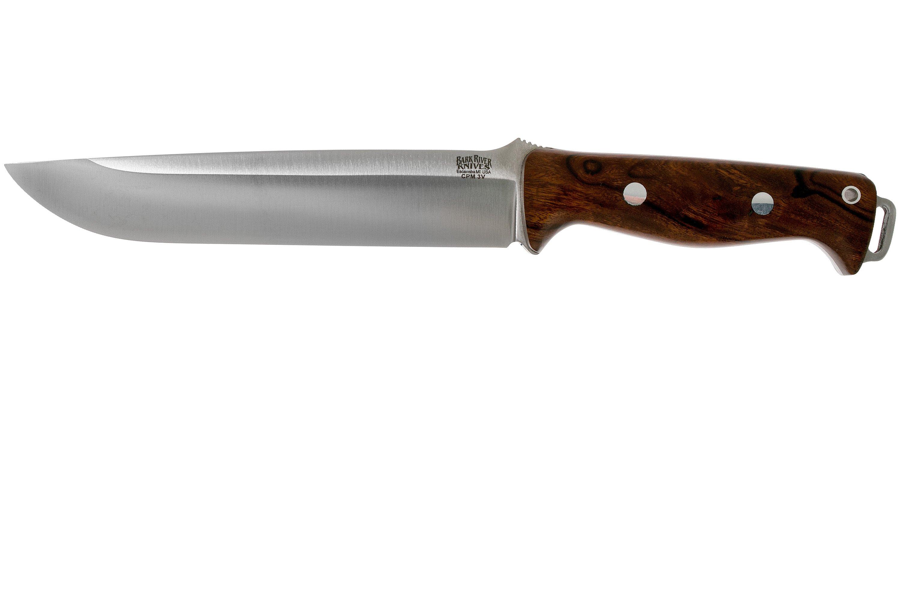 Bark River Bravo 2 CPM 3V, Desert Ironwood outdoor knife ...