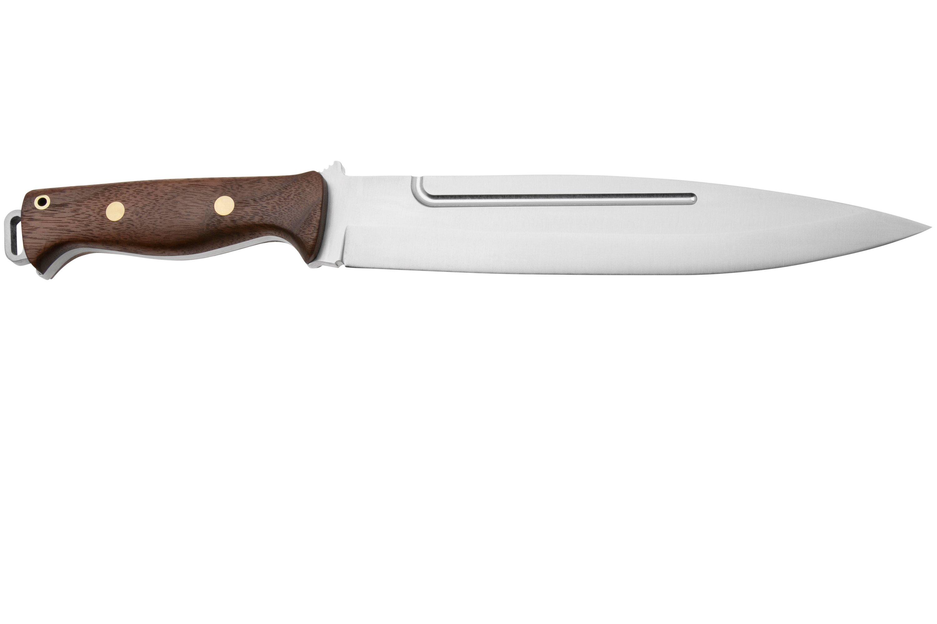 Bark River Bravo Pig Sticker CPM 154, American Walnut Brass Pins ...