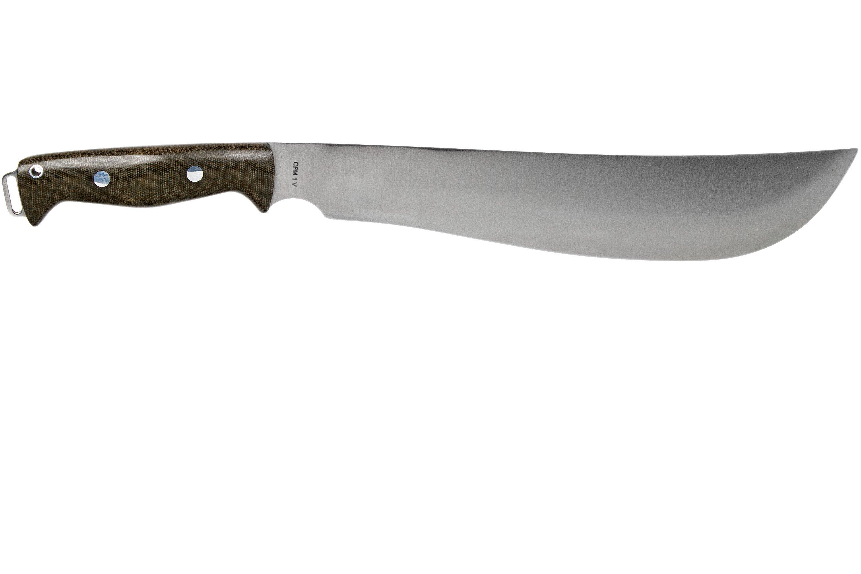 Bark River Bravo Machete CPM 1V Green Canvas Micarta Machete | Compras ...