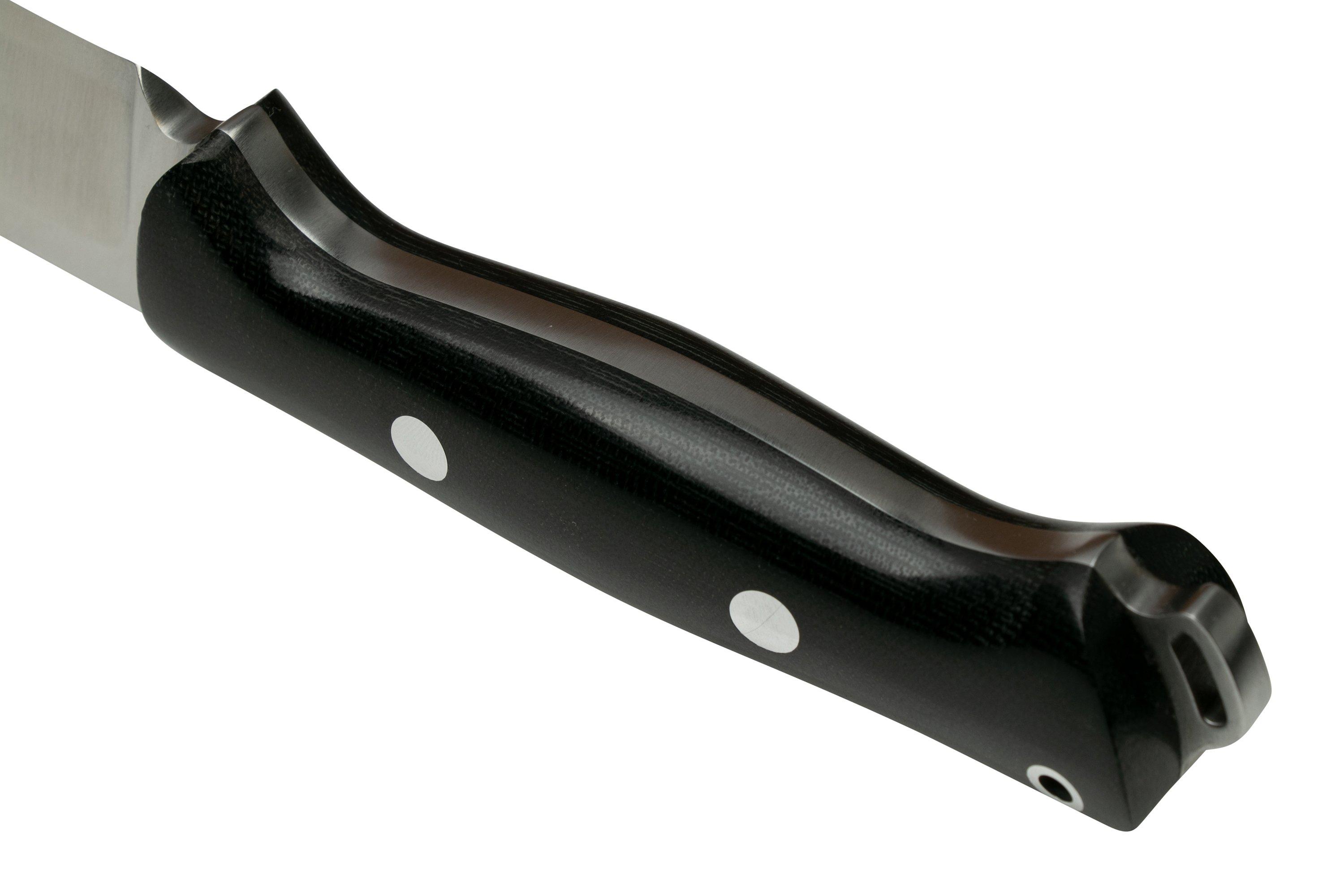 Bark River Vortex CPM 3V Black Canvas Micarta Rampless, survival knife ...