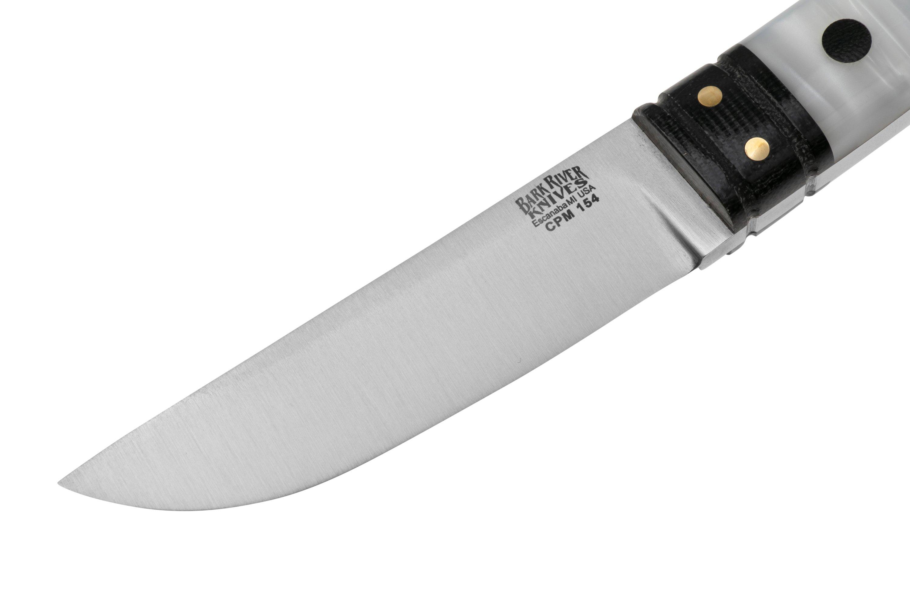 Nóż z głownią stałą Bark River Kitsuné Tanto CPM 154 White Pearl ...