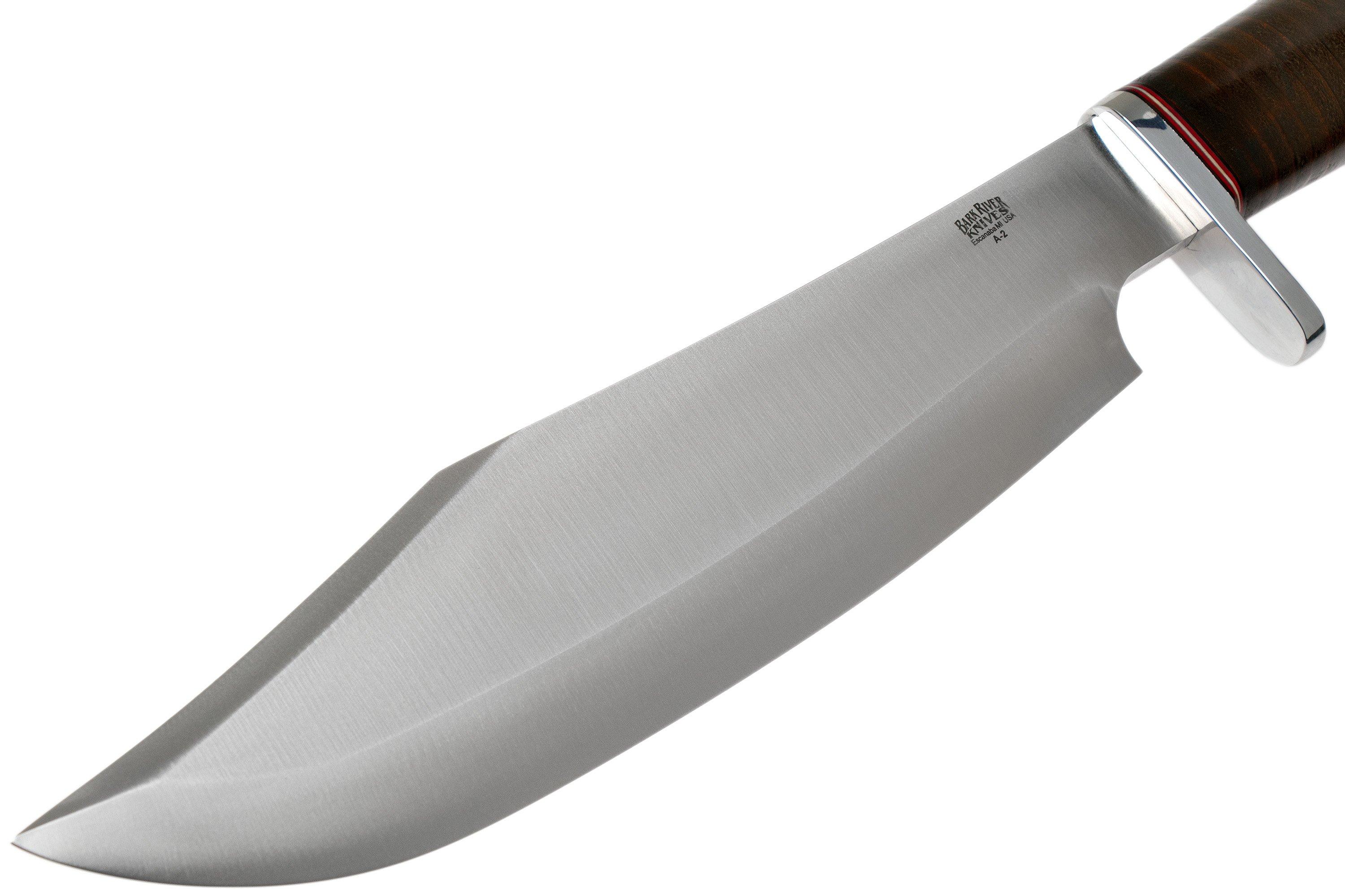 Bark River Shining Mountain Bowie A2 Aged Stacked Leather, Single ...