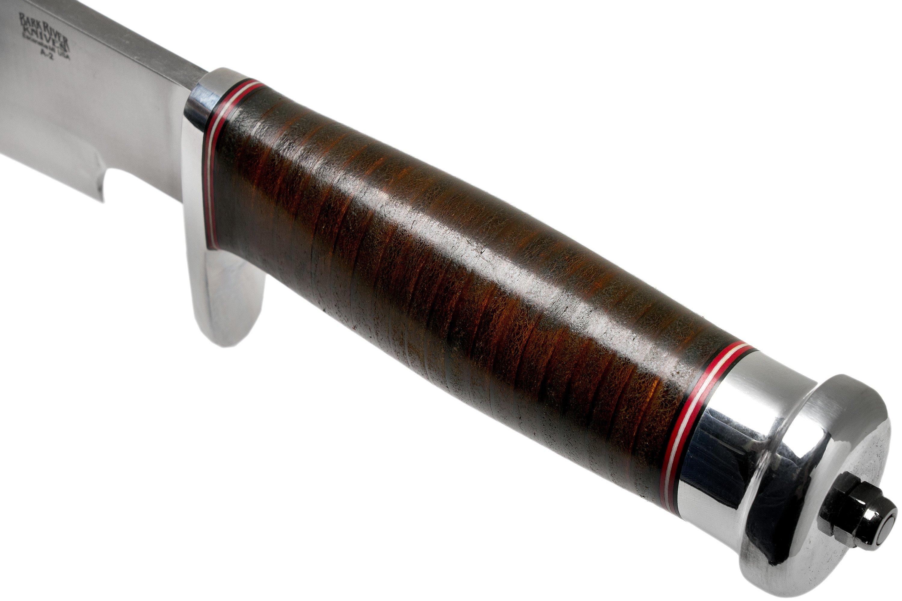 Bark River Shining Mountain Bowie A2 Aged Stacked Leather, Single ...