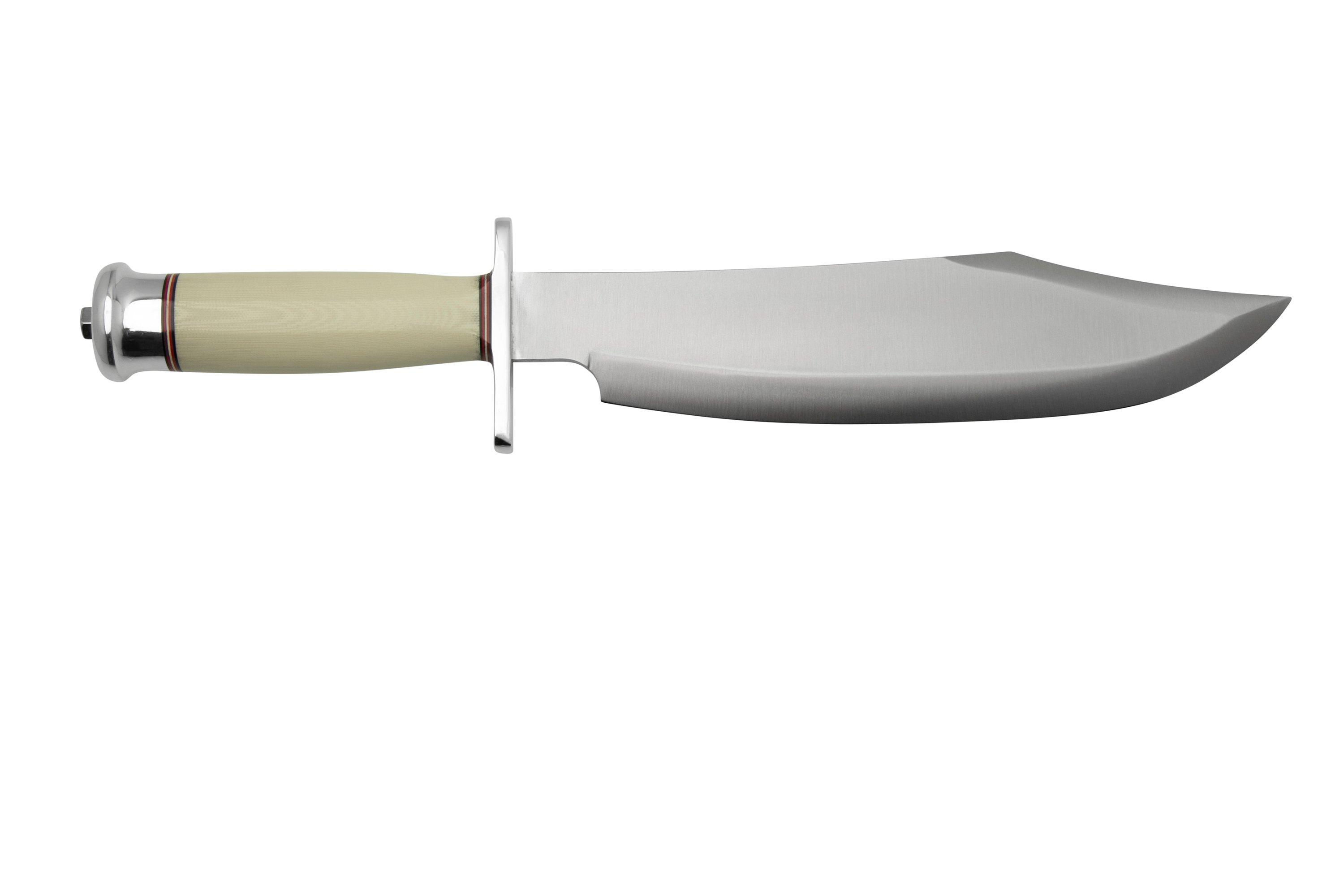 Bark River Shining Mountain Bowie A2 Ivory G10 Double Quillion, bowie ...