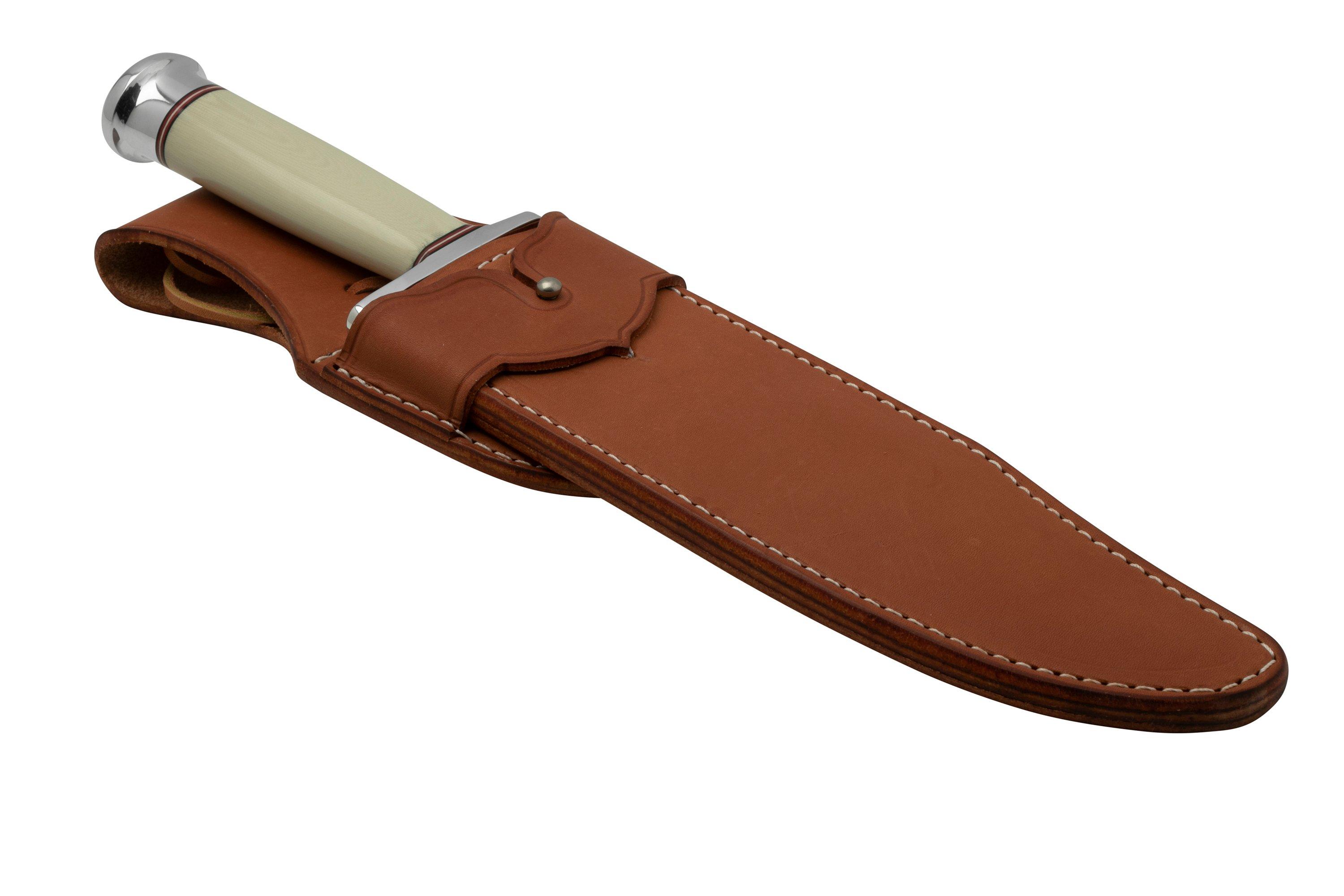 Bark River Shining Mountain Bowie A2 Ivory G10 Double Quillion, bowie ...