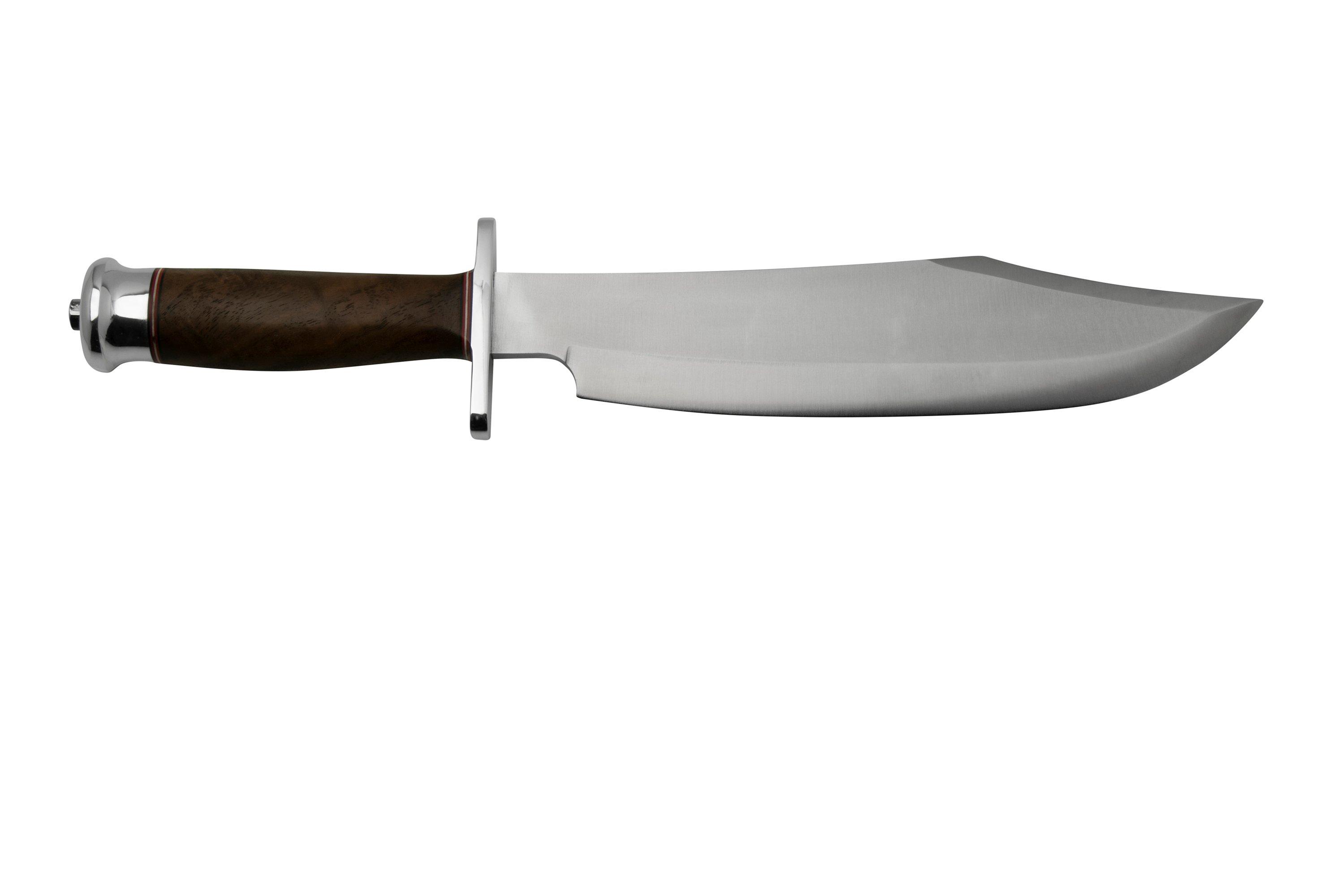 Bark River Shining Mountain Bowie A2 Walnut Burl Double Quillion, bowie ...