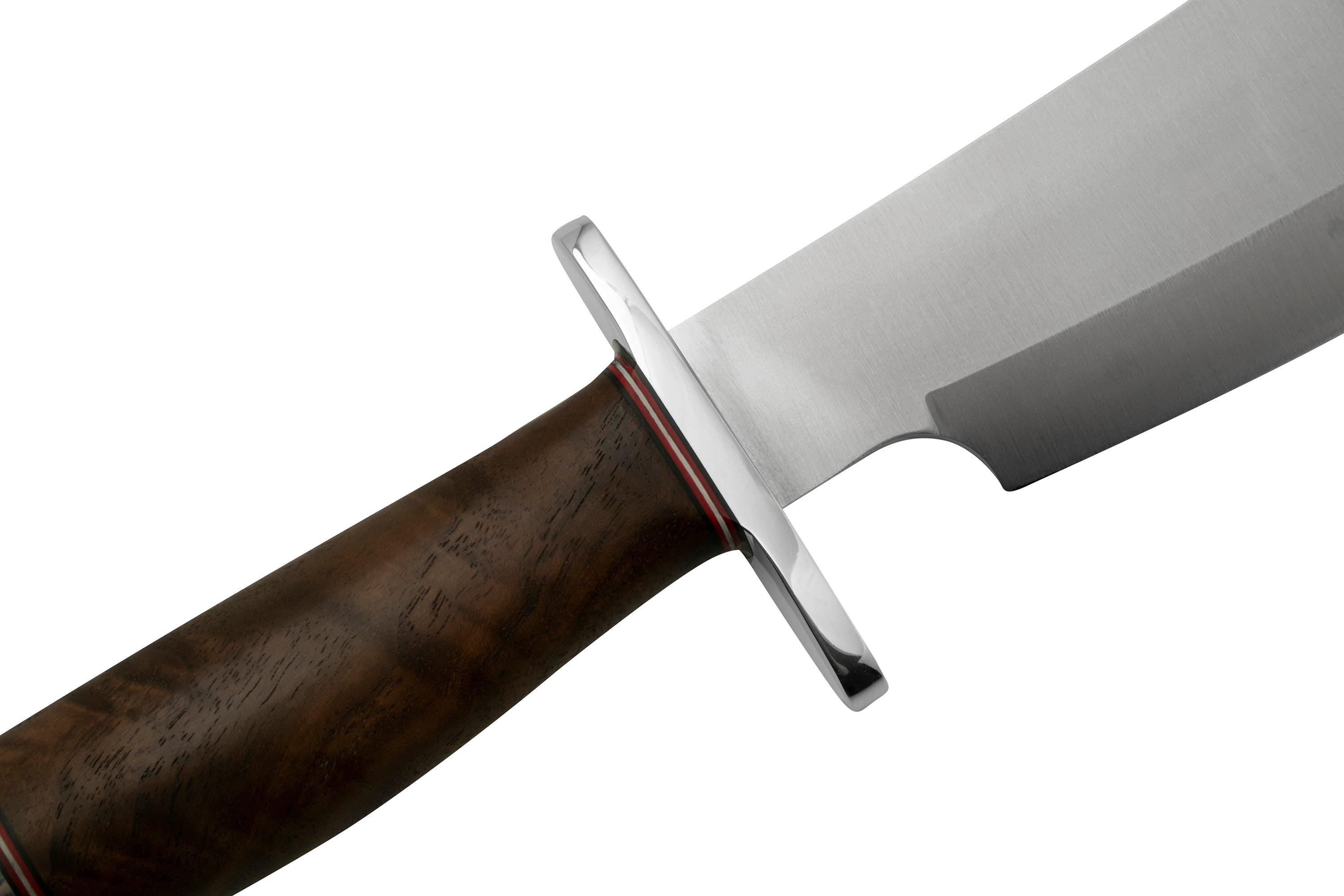 Bark River Shining Mountain Bowie A2 Walnut Burl Double Quillion, bowie ...