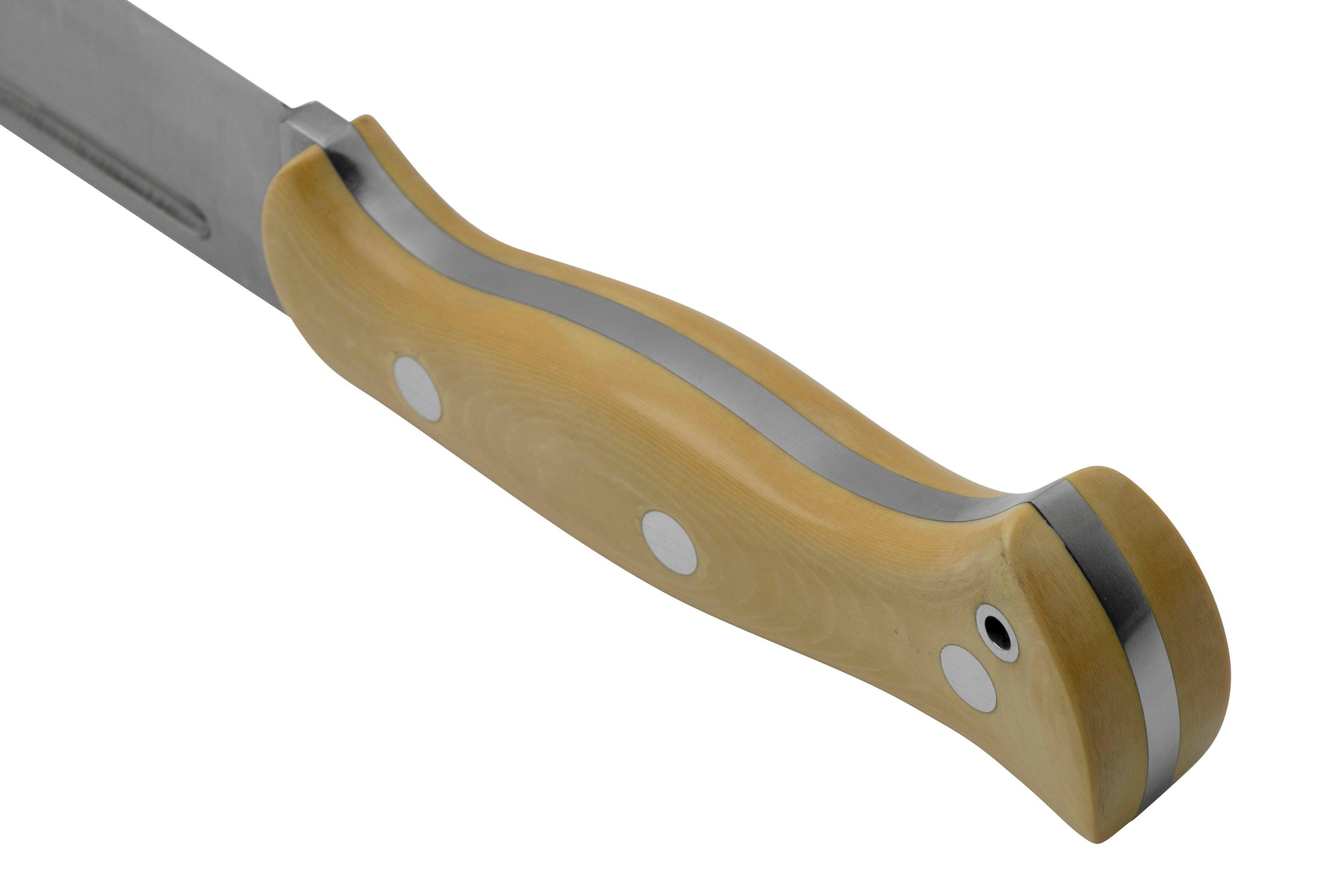 Bark River Cub CPM 3V Antique Ivory Micarta, bushcraft knife ...