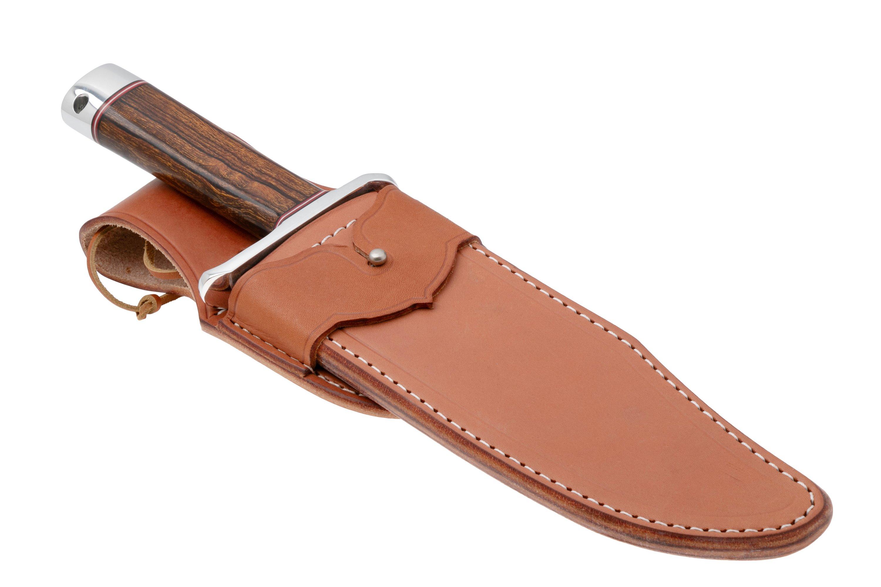 Bark River V-44 Bowie, Satin A2, Desert Ironwood, Double Quillion ...