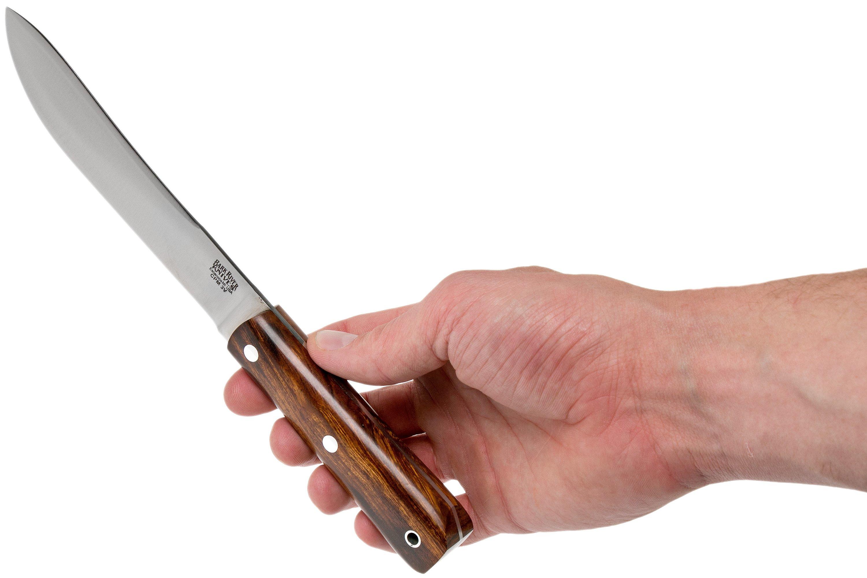 Bark River Mountain Man 5” CPM 3V, Desert Ironwood bushcraftmes ...