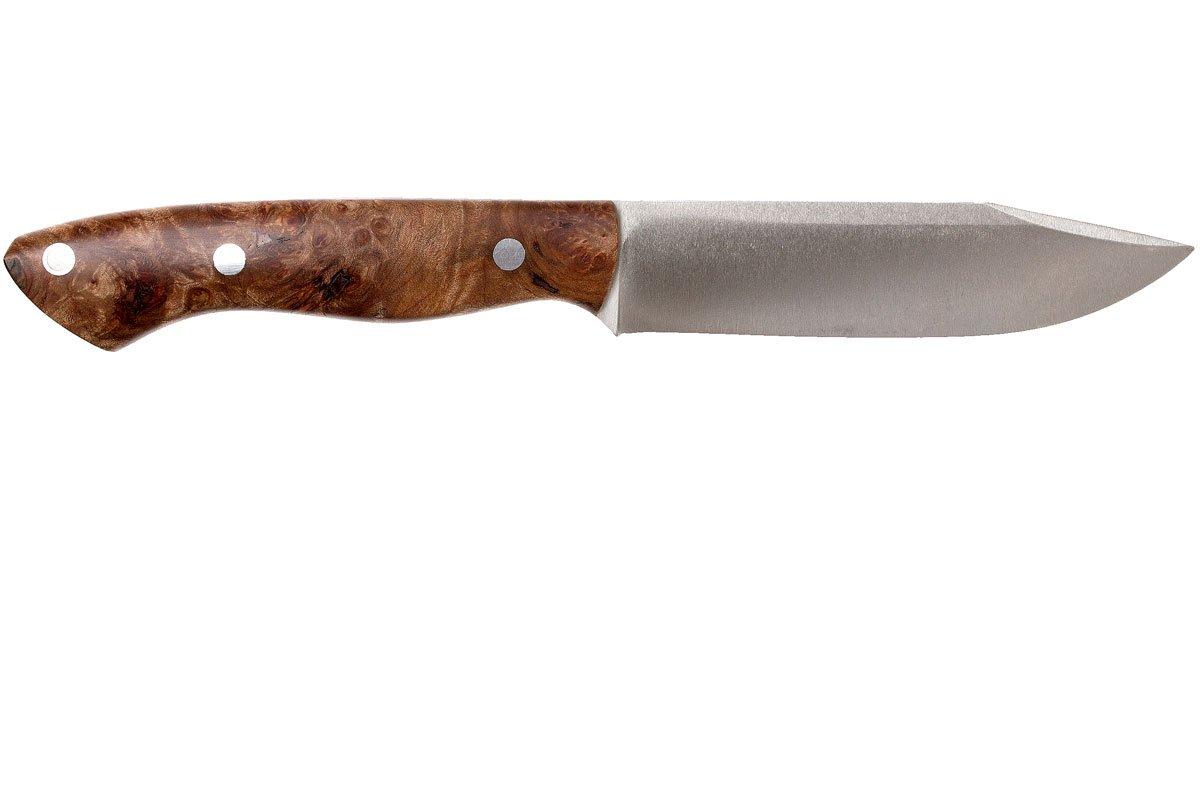 Bark River Sahara Hunter A2, Chechen Burl, brown sheath ...