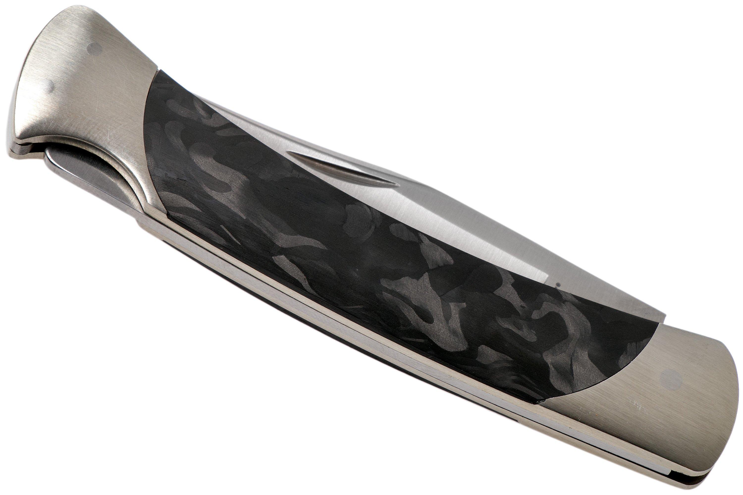 Buck The 55 Marbled Carbon Fibre 0055CFSLE Limited Edition pocket knife ...