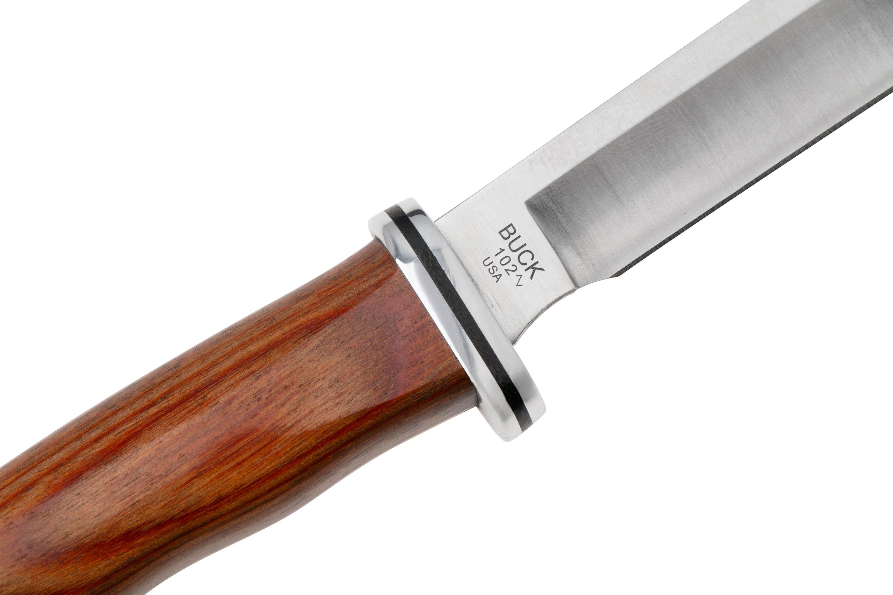 Buck 102 Woodsman 0102CCS1 DymaLux Cocobolo Heritage Series, hunting ...
