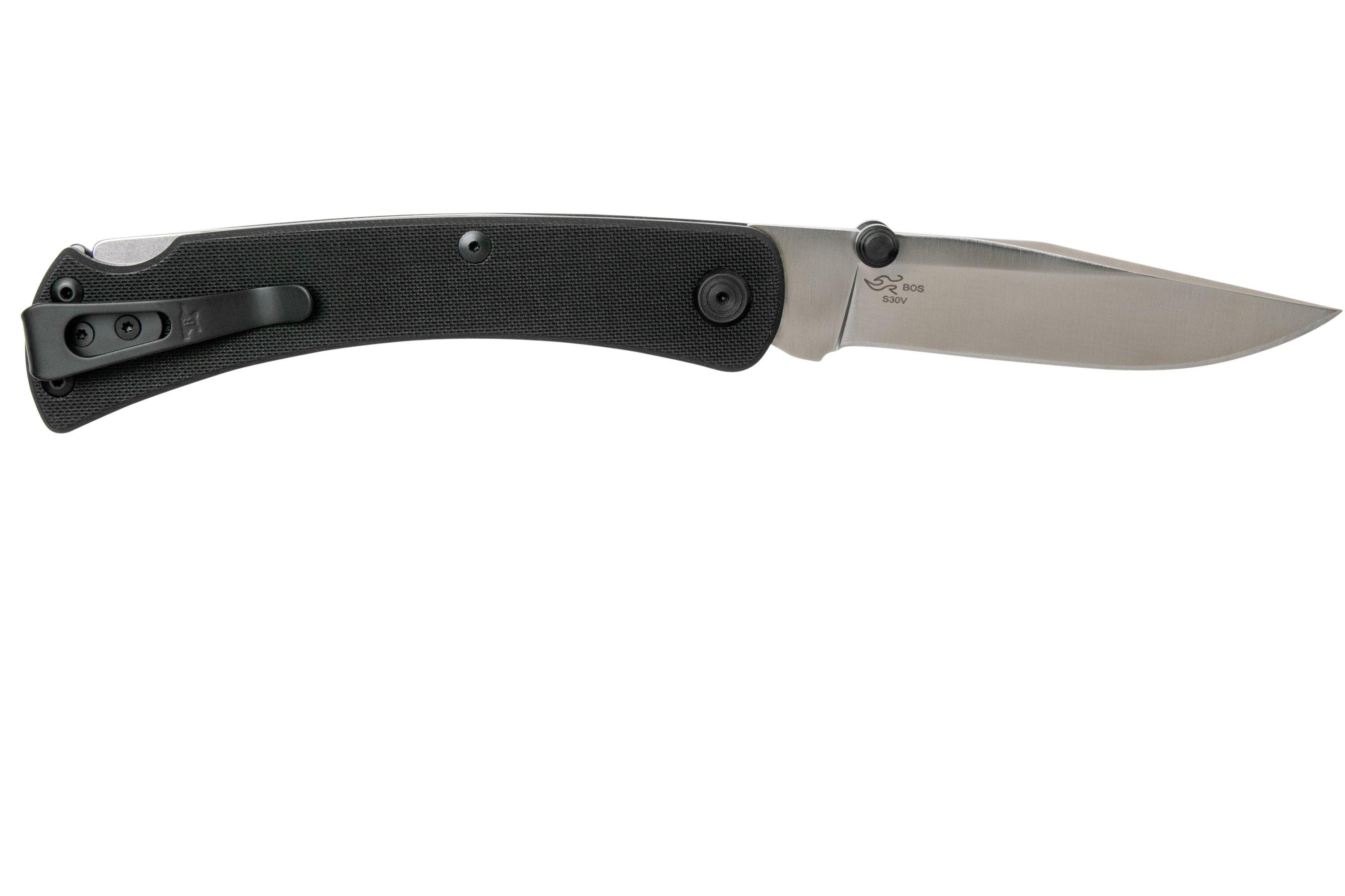 Buck 110 Slim Pro TRX Black G10 0110BKS3 pocket knife | Advantageously ...