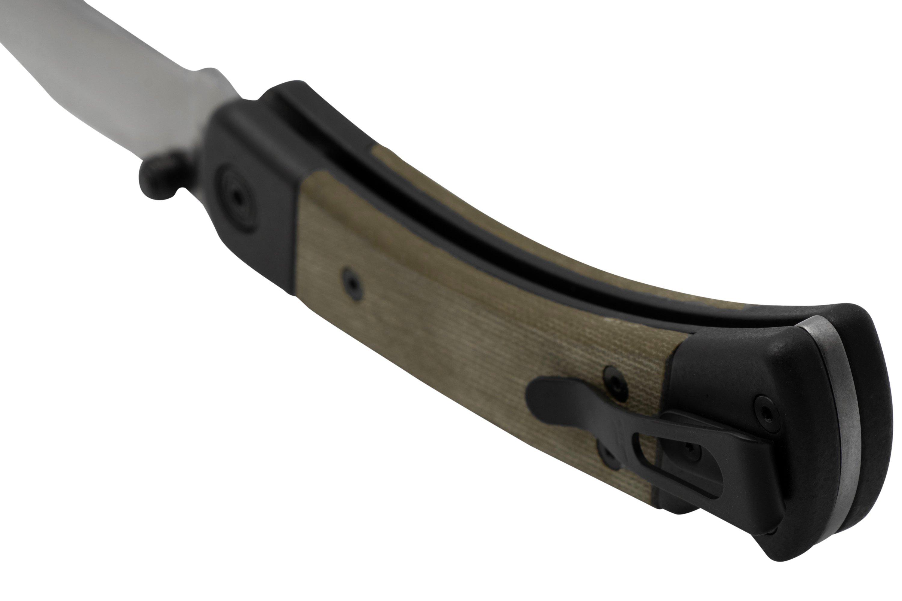 Buck 110 Hunter Sport Pro 0110GRS5 Satin BOS S30V, Green Micarta ...