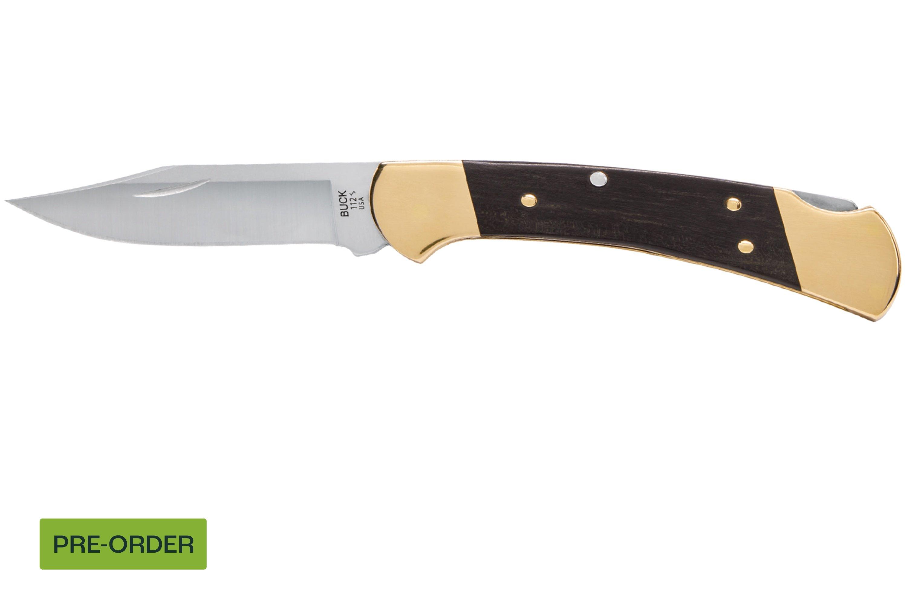 Buck 112 Slim Elite Heritage, MagnaCut, Brass 0112BRS19 zakmes ...