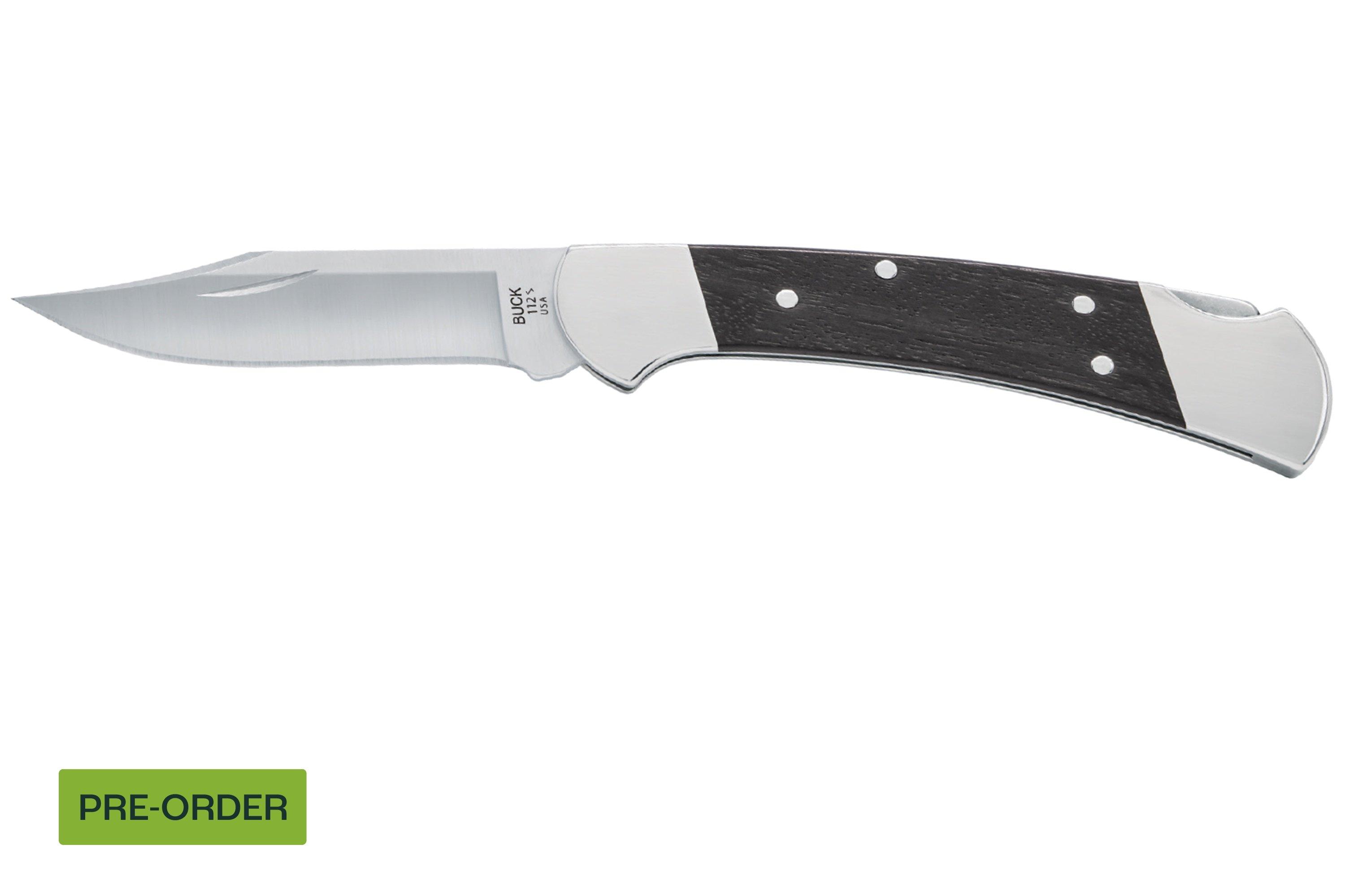 Buck 112 Slim Elite Heritage, MagnaCut, Nickel Silver 0112BRS20 navaja ...