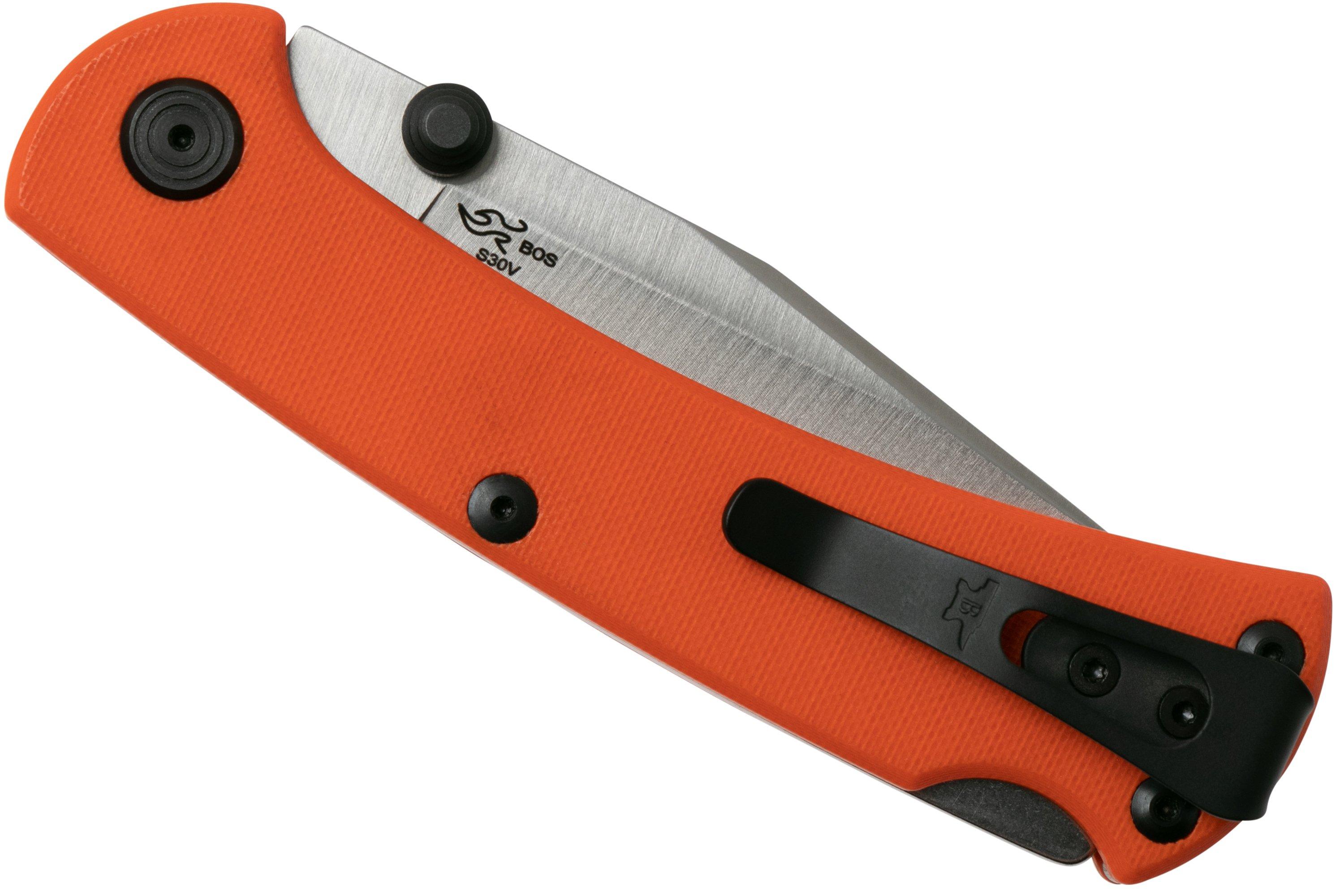 Buck 112 Ranger Slim Pro TRX Orange G10 0112ORS3 pocket knife ...