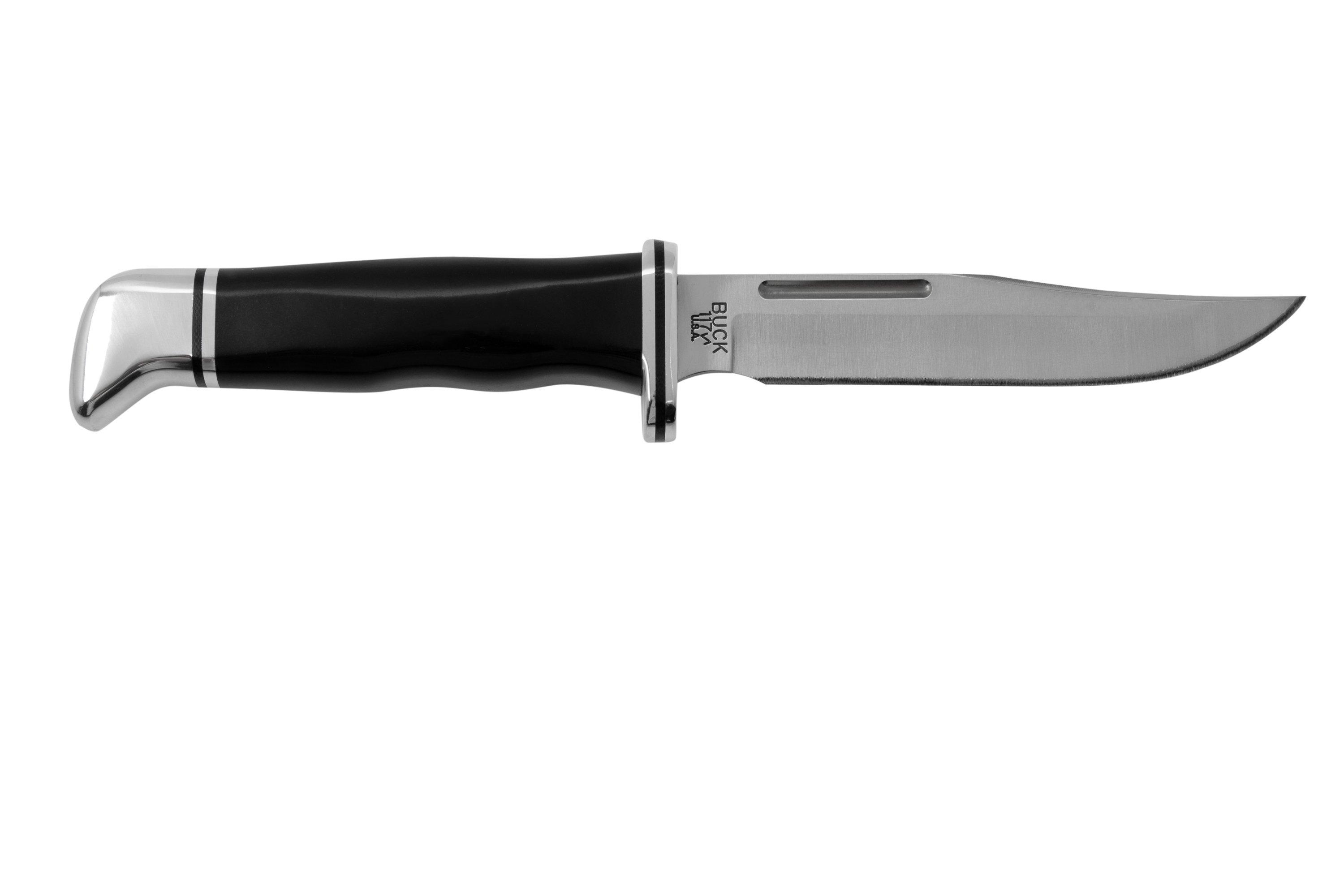 Buck 117 Brahma, Black Phenolic 0117BKS, hunting knife | Advantageously ...