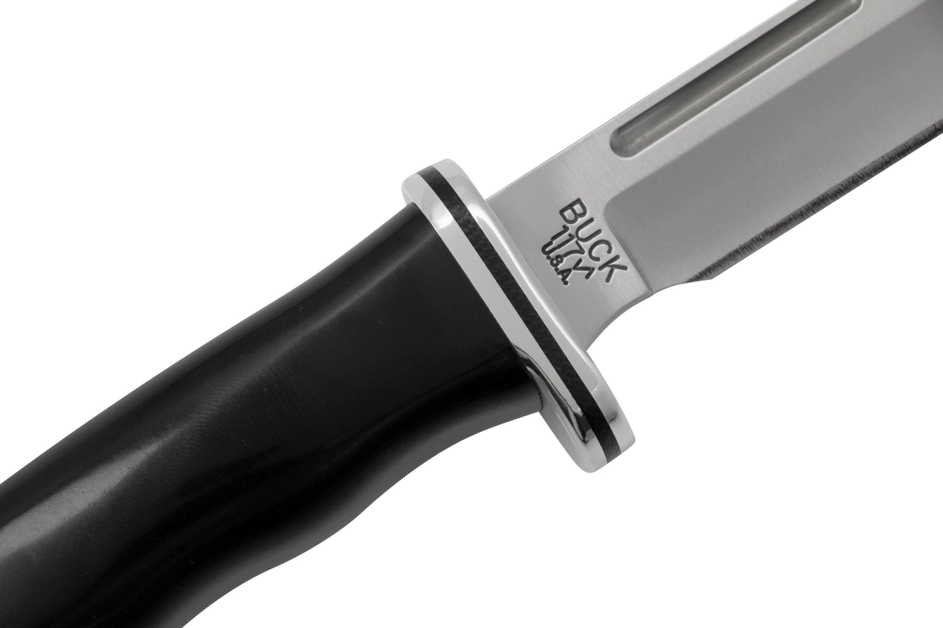 Buck 117 Brahma, Black Phenolic 0117BKS, hunting knife | Advantageously ...