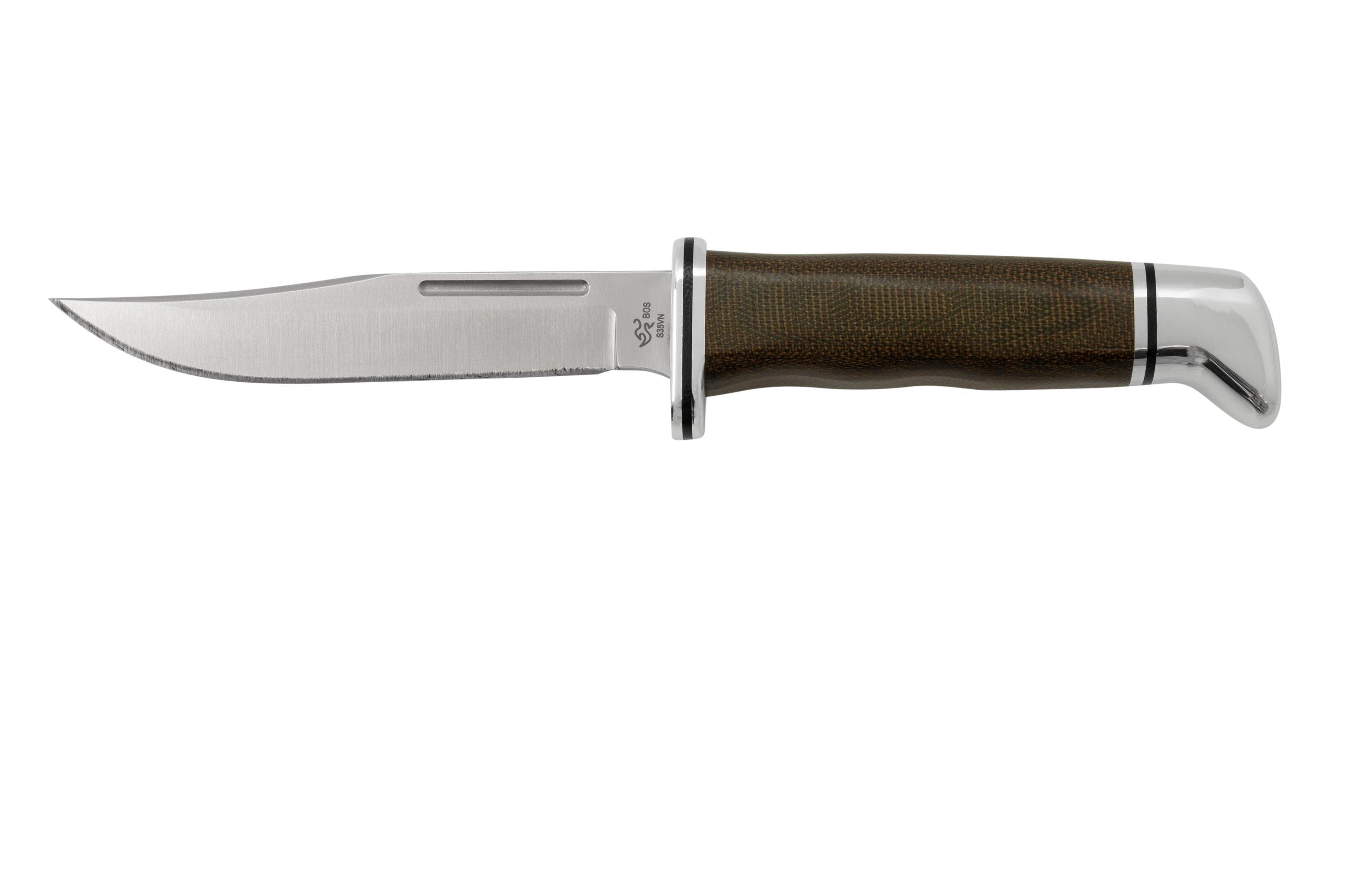 Buck 117 Brahma Pro, Green Micarta, 0117GRS, hunting knife ...