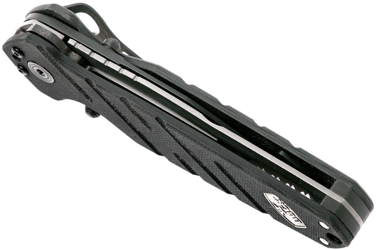 Buck 183 Blackout Crosslock G10 Black 183BKS | Advantageously shopping ...