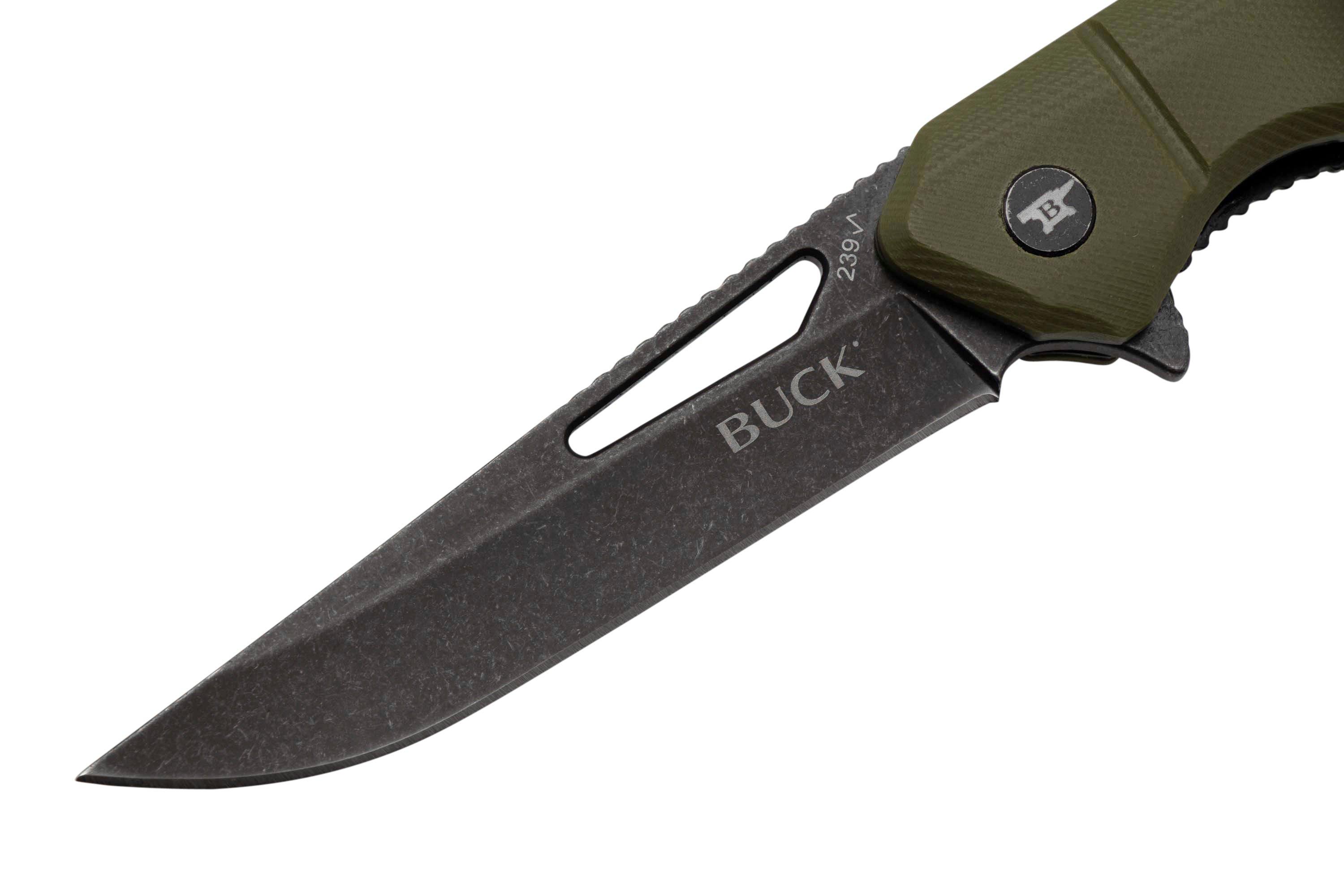 Buck Infusion Modified Tanto 0239GRS OD Green G10 navalha | Compras ...