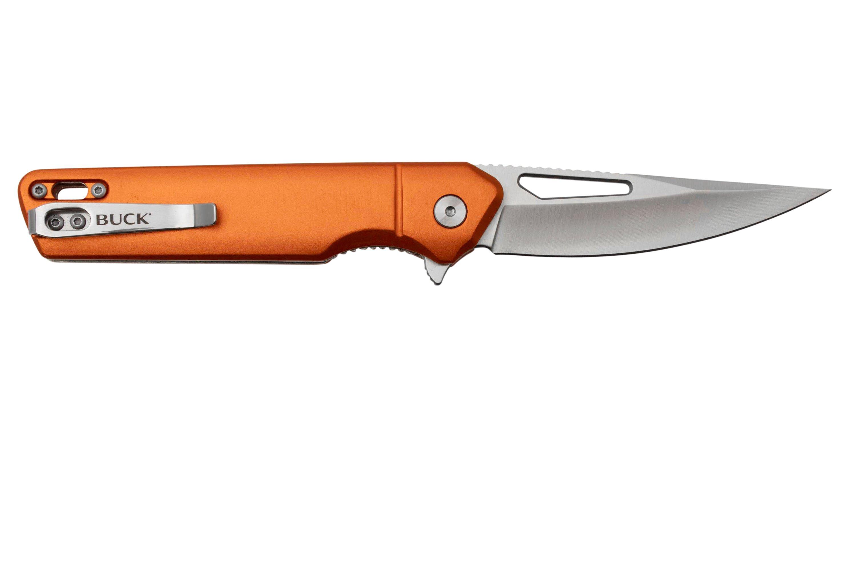 Buck Infusion Drop Point 0239ORS Orange Aluminum pocket knife ...