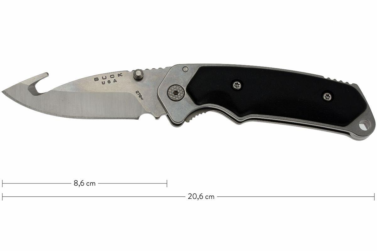 Buck 278 Alpha Hunter 0278BKG-B with guthook | Advantageously shopping ...