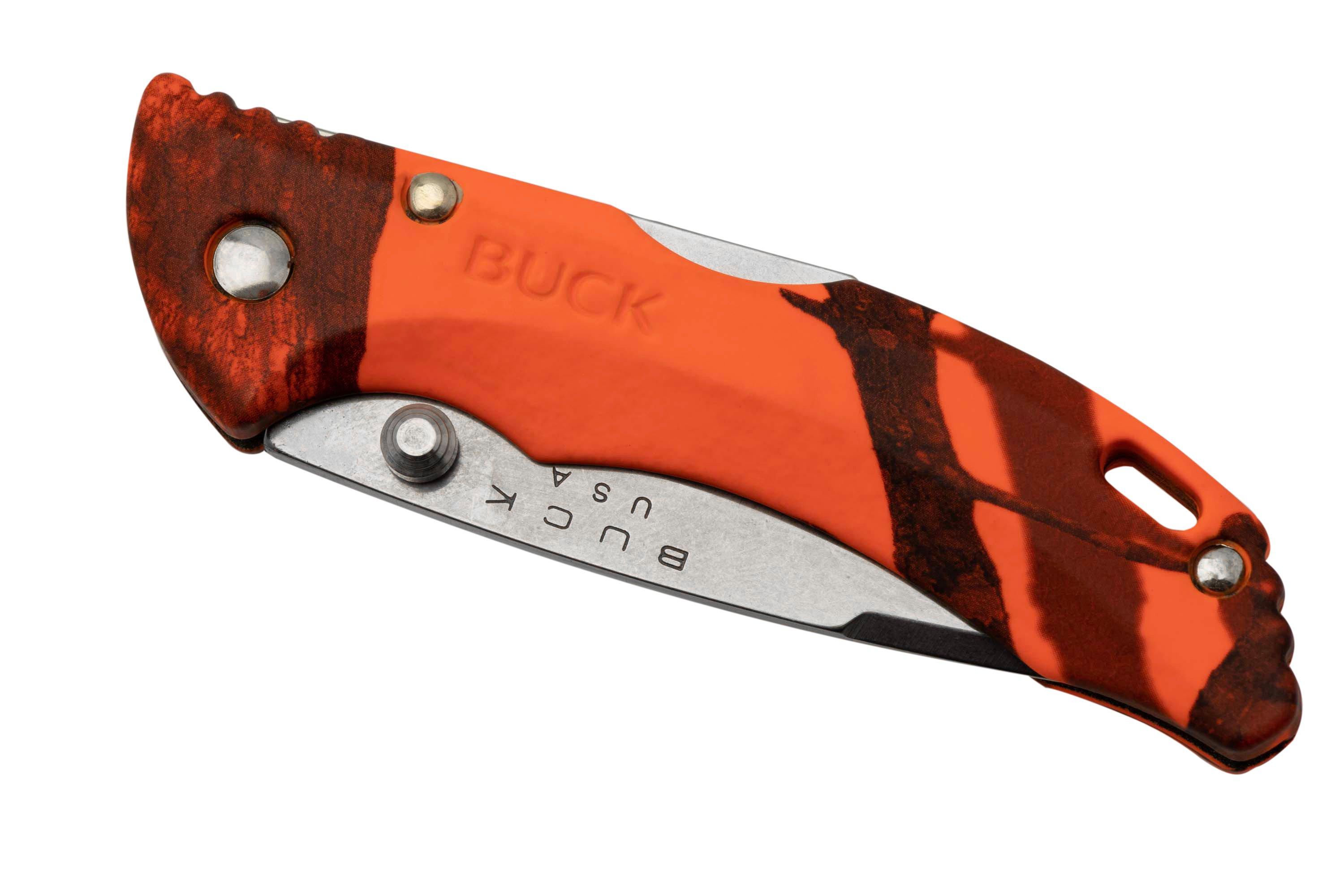 Nóż składany Buck Bantam BBW, Mossy Oak, Blaze Orange Camo 0284CMS9 ...