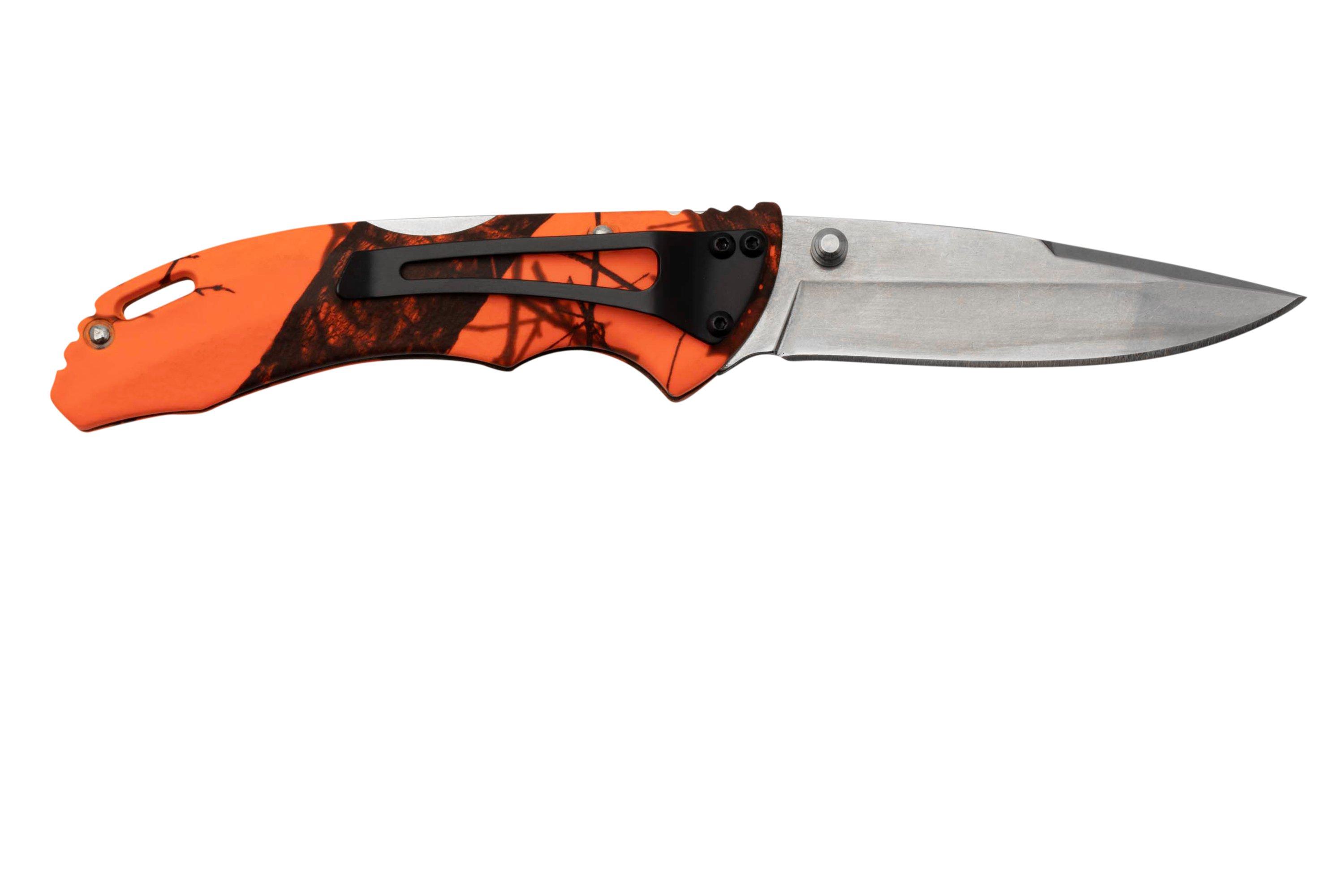 Buck Bantam BLW, Mossy Oak, Blaze Orange Camo 0285CMS9 pocket knife ...