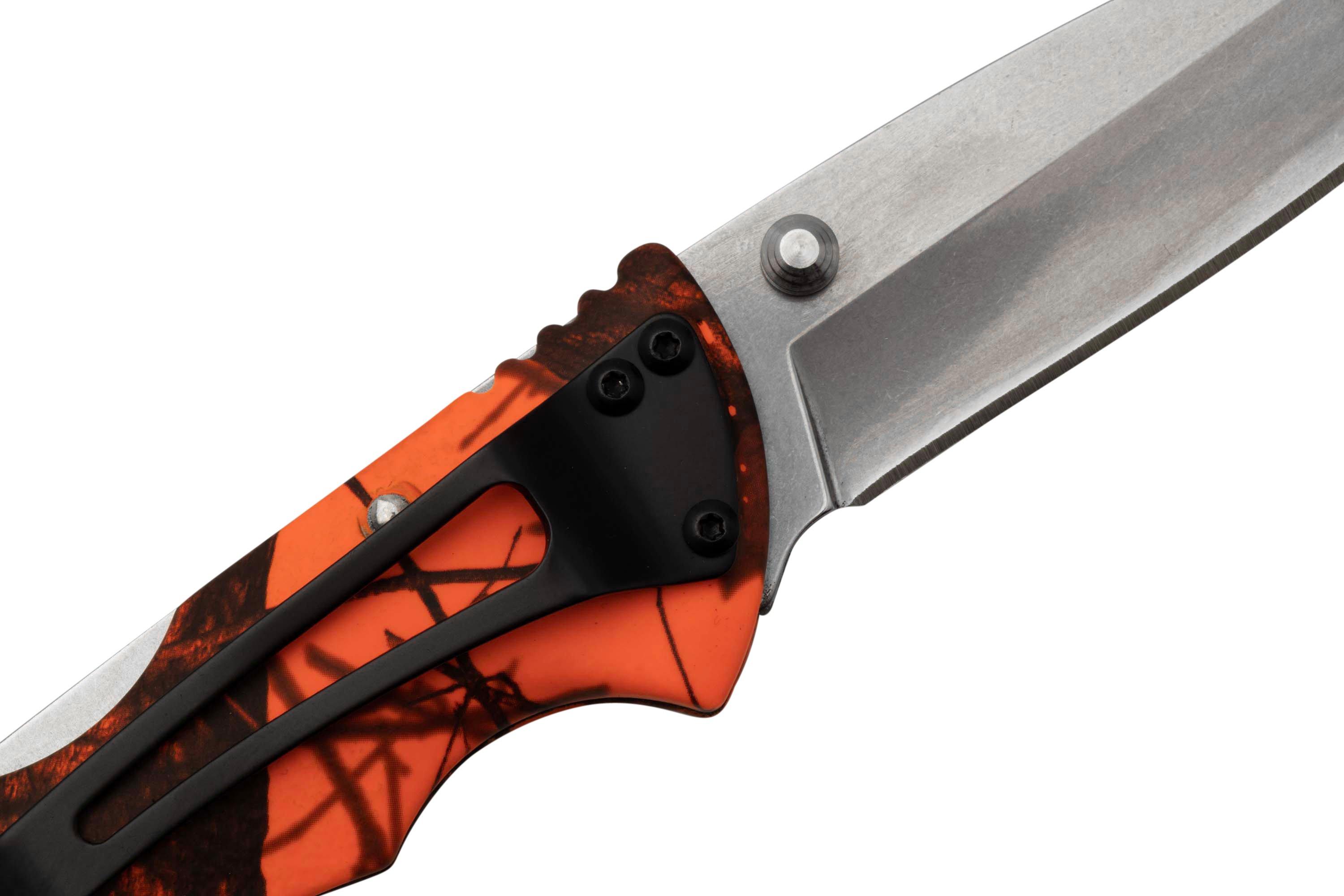 Buck Bantam BLW, Mossy Oak, Blaze Orange Camo 0285CMS9 pocket knife ...
