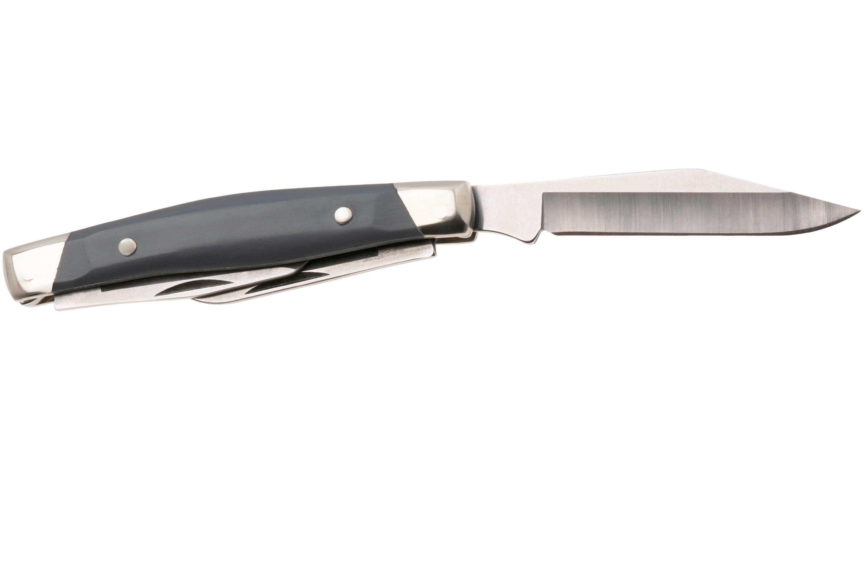 Buck Cadet 0303GYS2 Satin 420HC, Gray Synthetic Nickel Silver, pocket ...