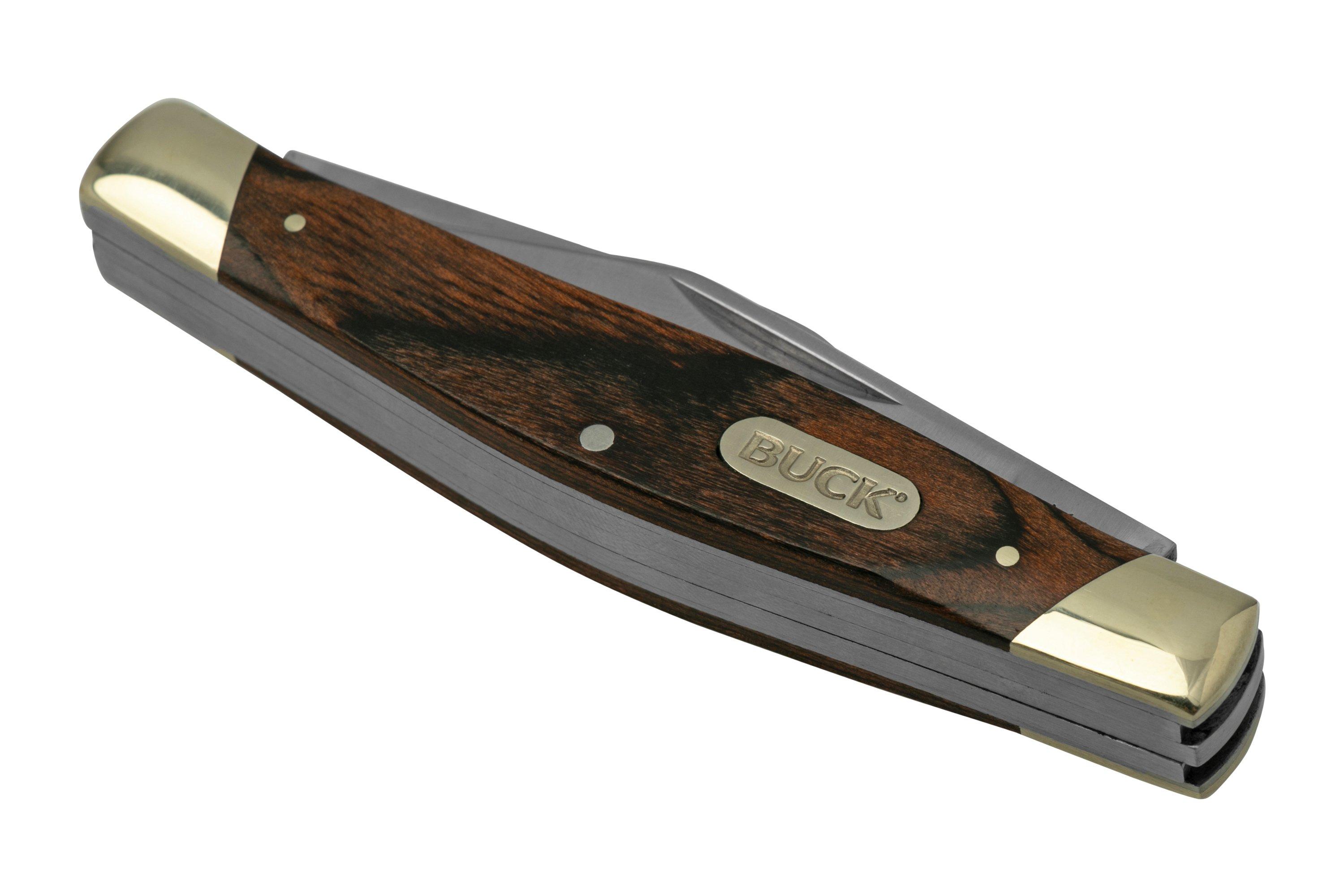 Buck Stockman 0371BRS pocket knife | Advantageously shopping at ...