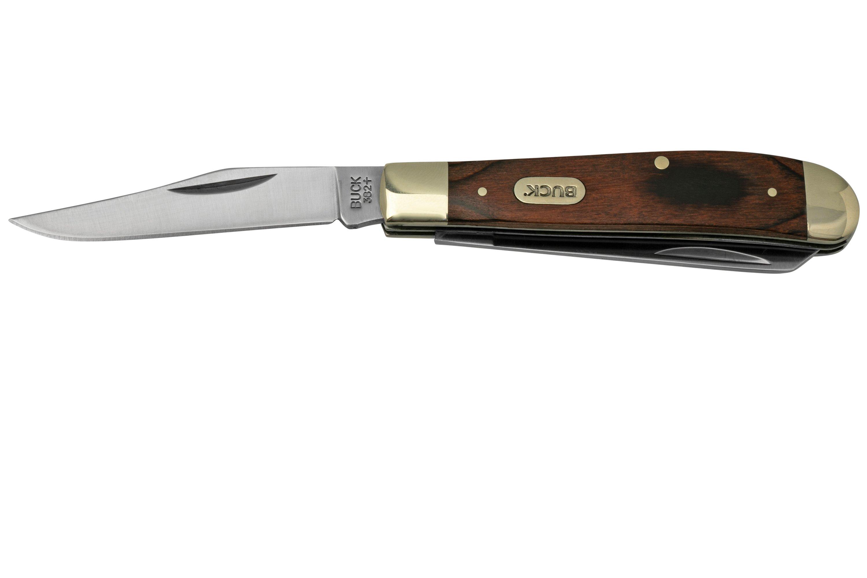 Buck Trapper 0382BRS pocket knife | Advantageously shopping at ...