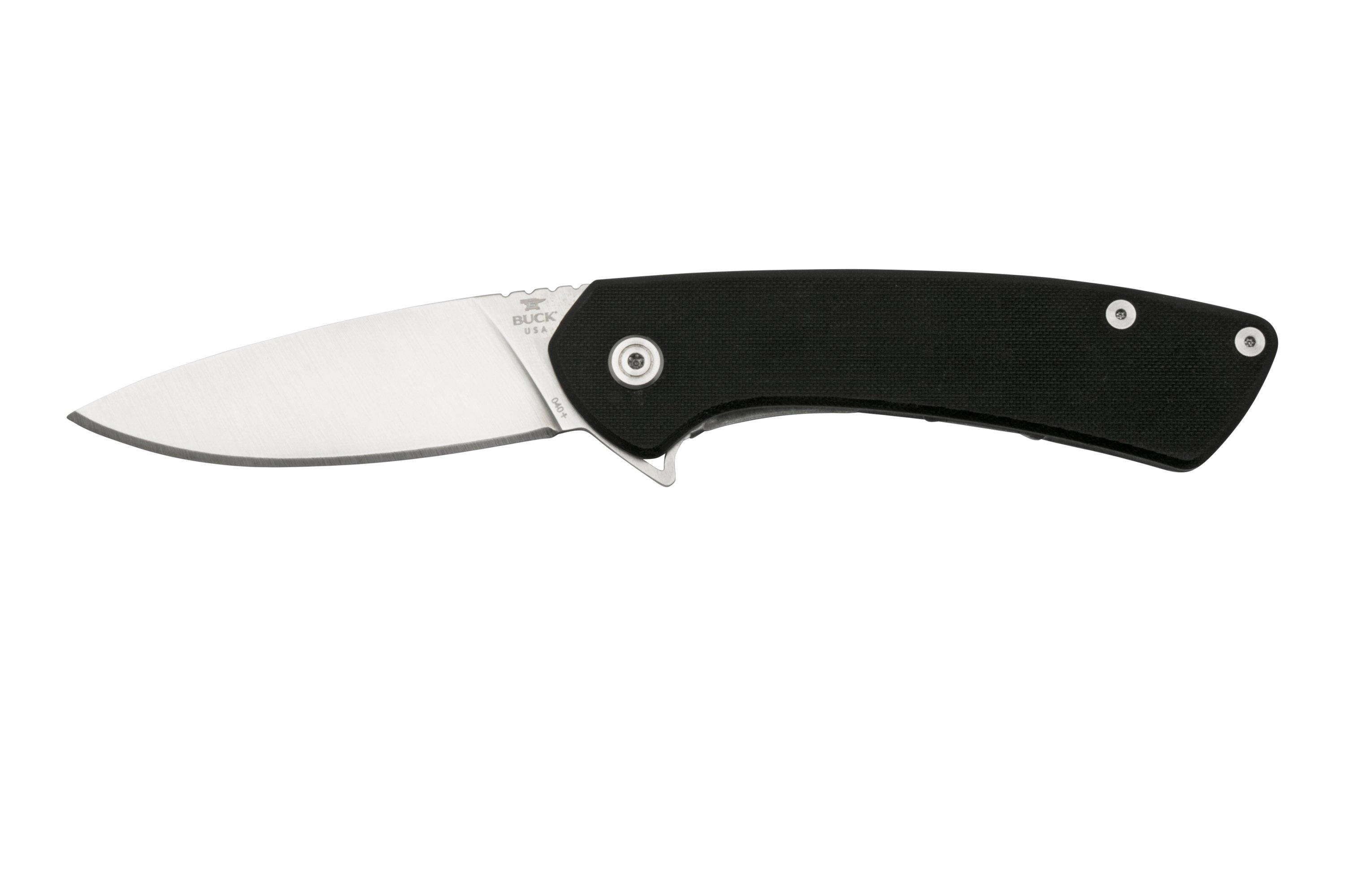 Buck Onset Pro Black G10, 040BKS pocket knife | Advantageously shopping at Knivesandtools.dk