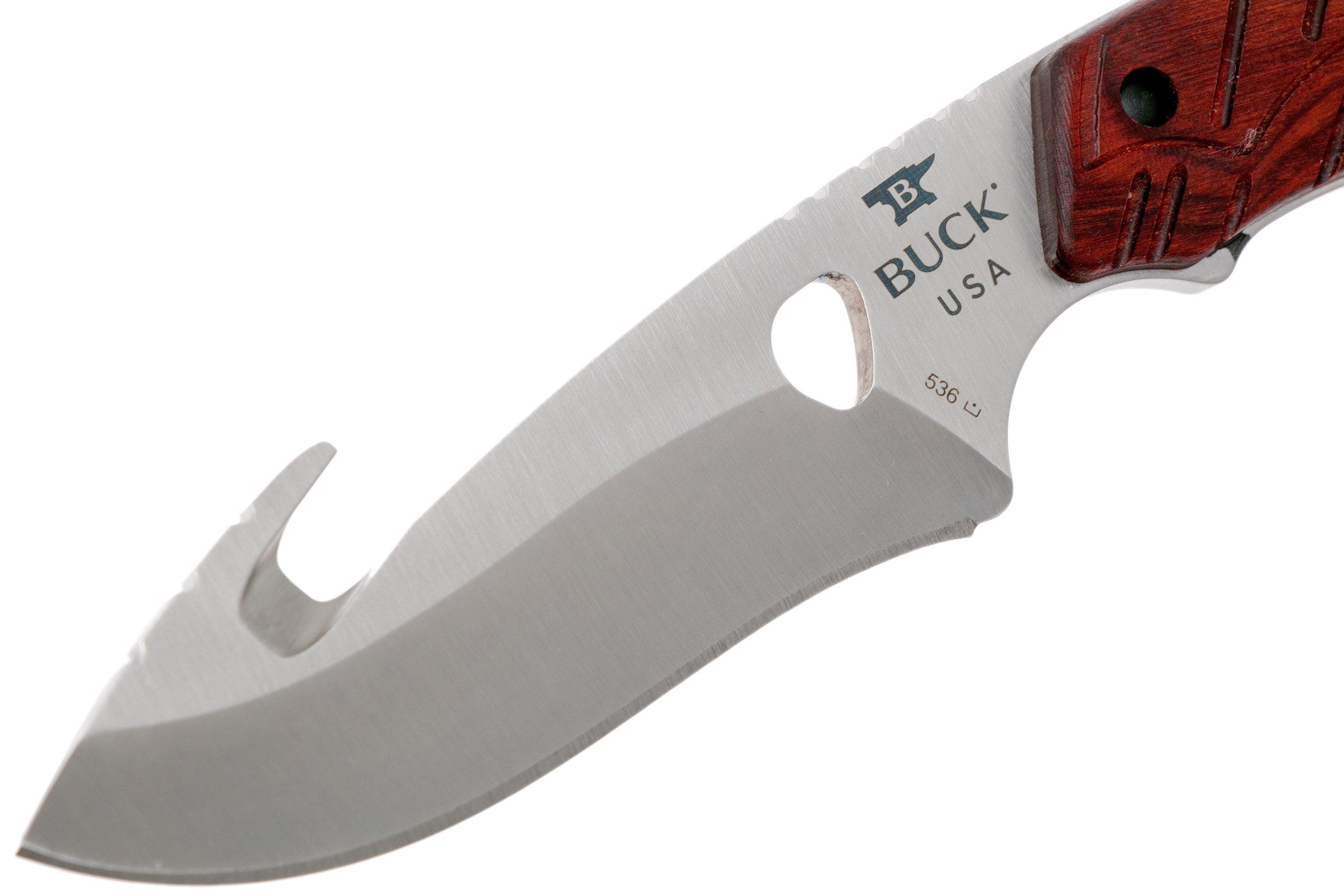 Buck 536 Open Season Skinner with Guthook 536RWG rosewood, hunting ...