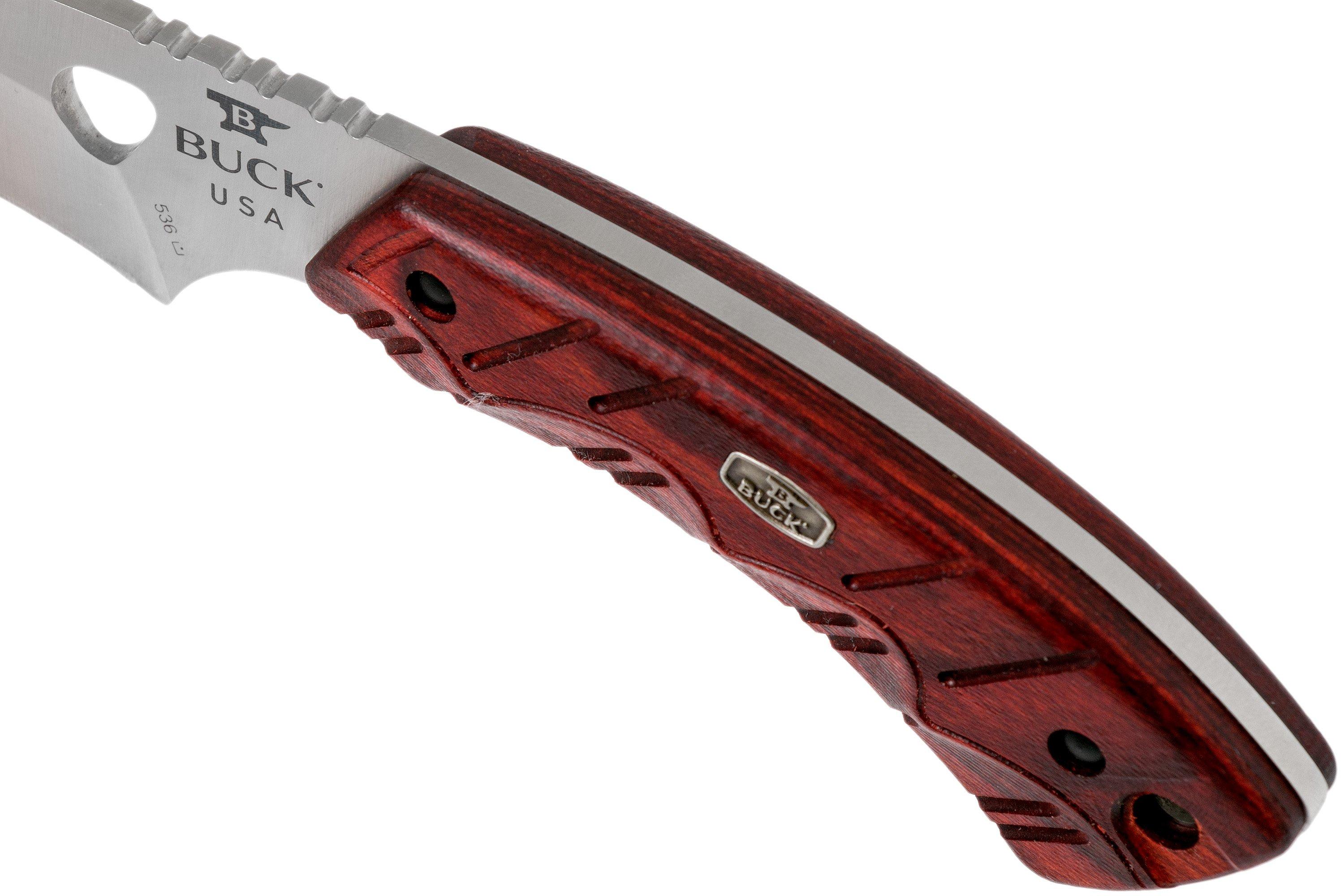 Buck 536 Open Season Skinner with Guthook 536RWG rosewood, hunting ...