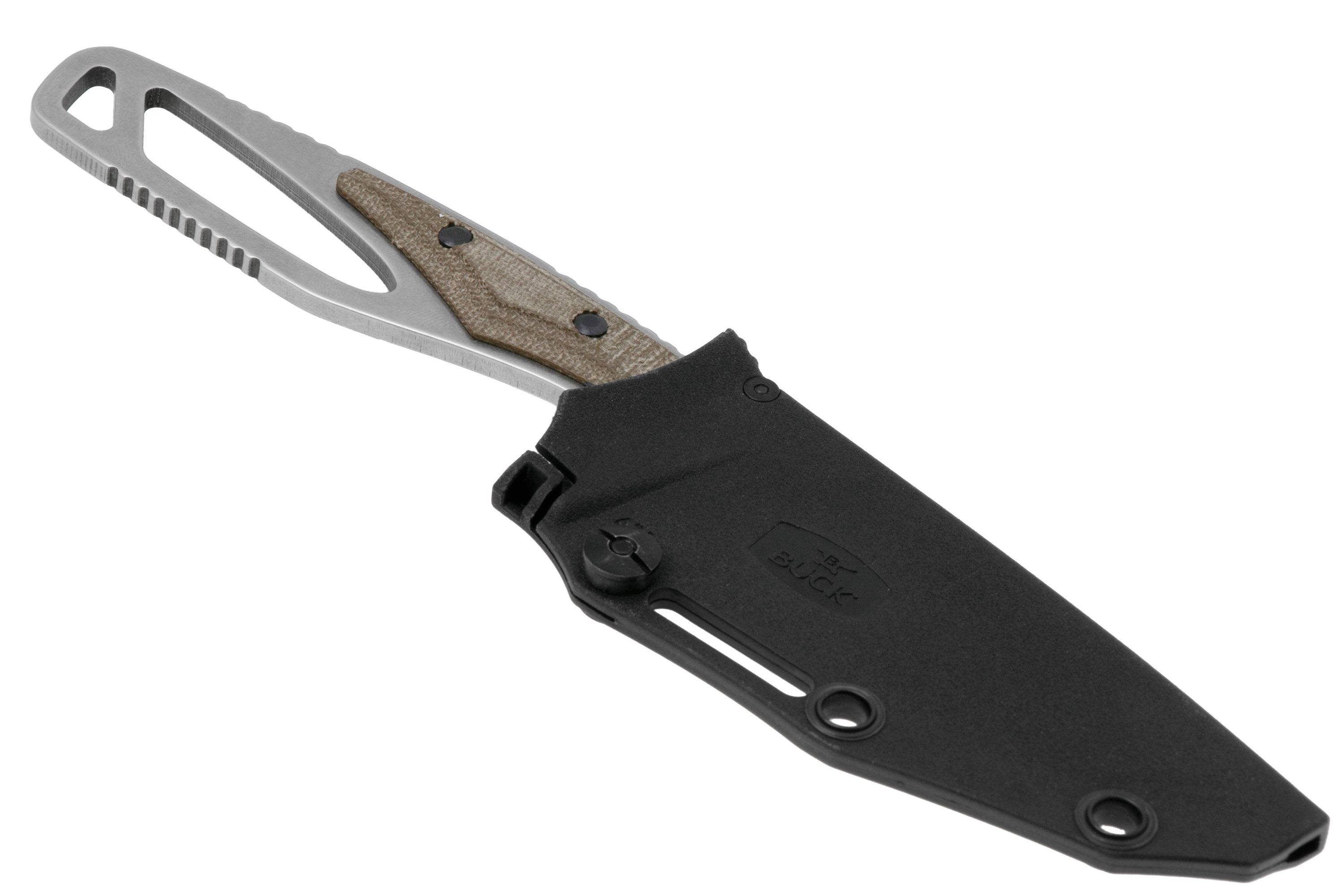 Buck PakLite Field Pro 631GRS Green Micarta, fixed knife ...