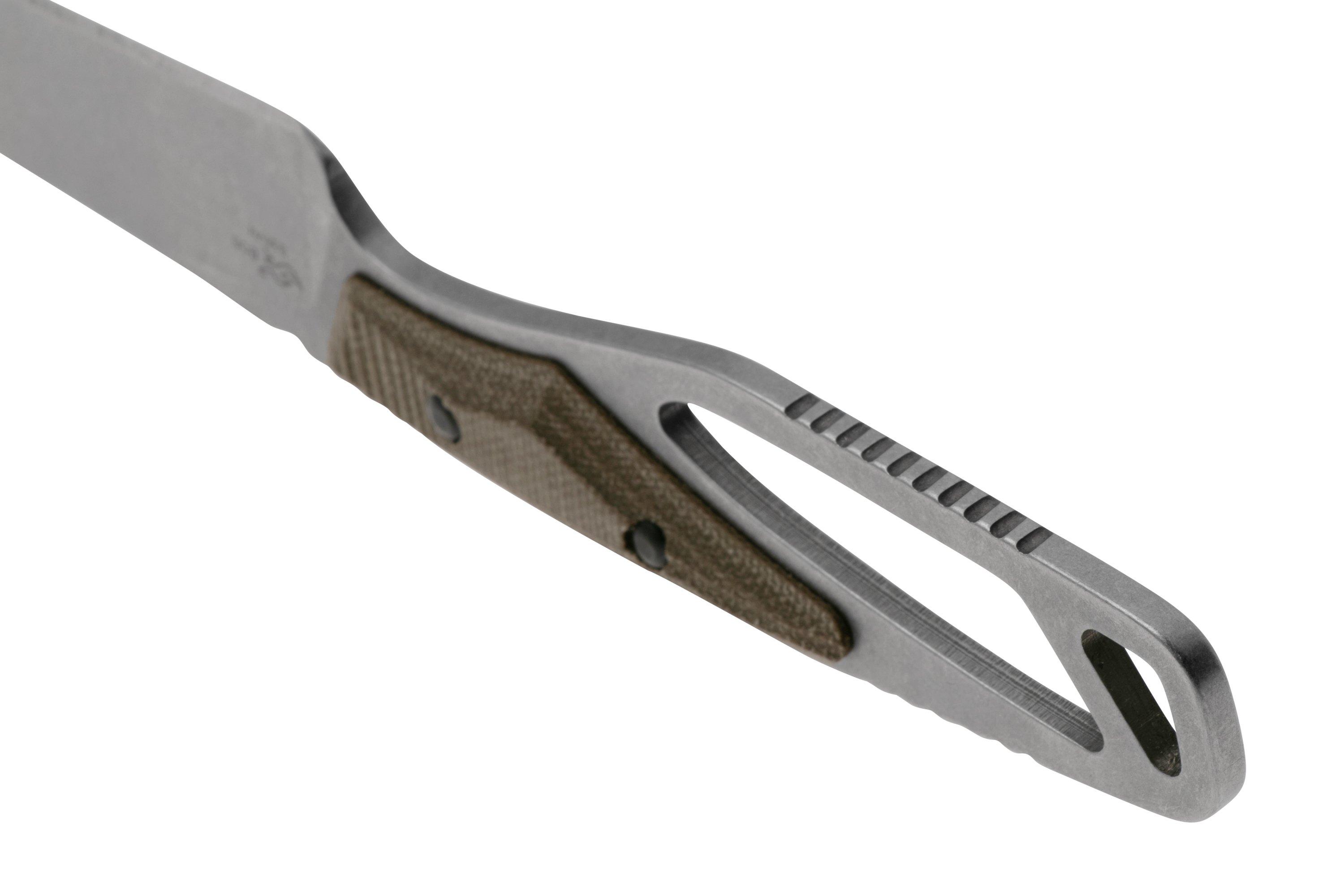 Nóż z głownią stałą Buck PakLite Processor Pro 636GRS Green Micarta ...