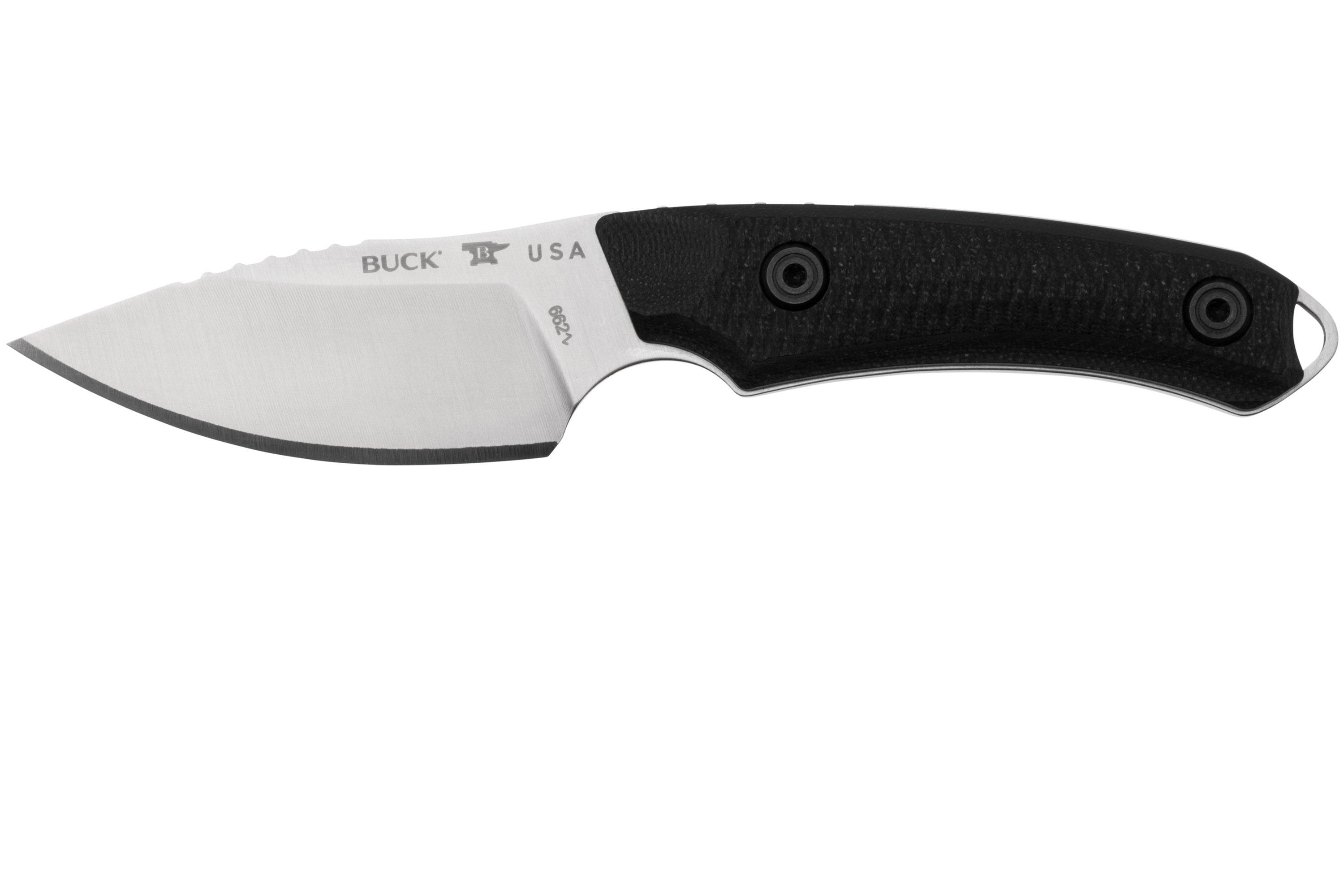Buck Alpha Scout Elite 662BKS Magnacut, Black G10, fixed knife ...