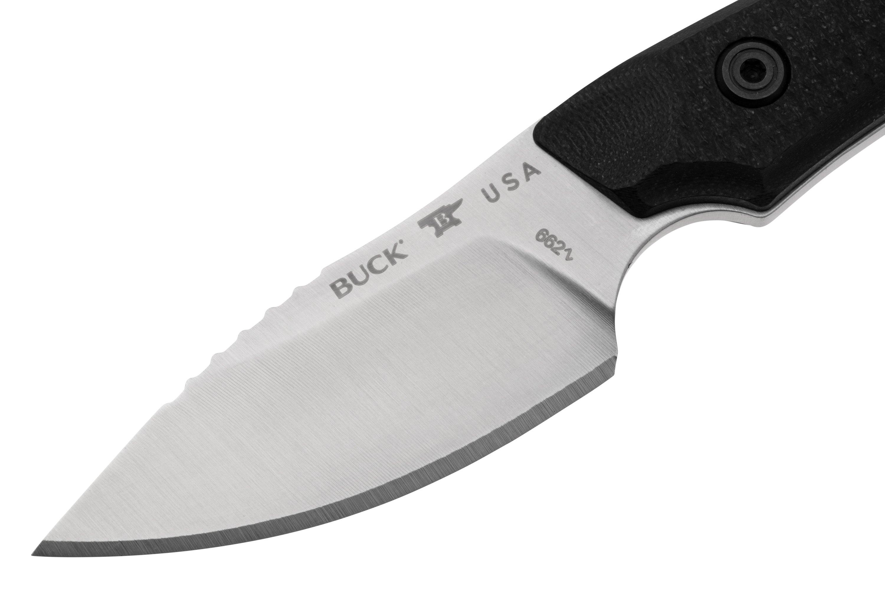 Buck Alpha Scout Elite 662BKS Magnacut, Black G10, fixed knife ...