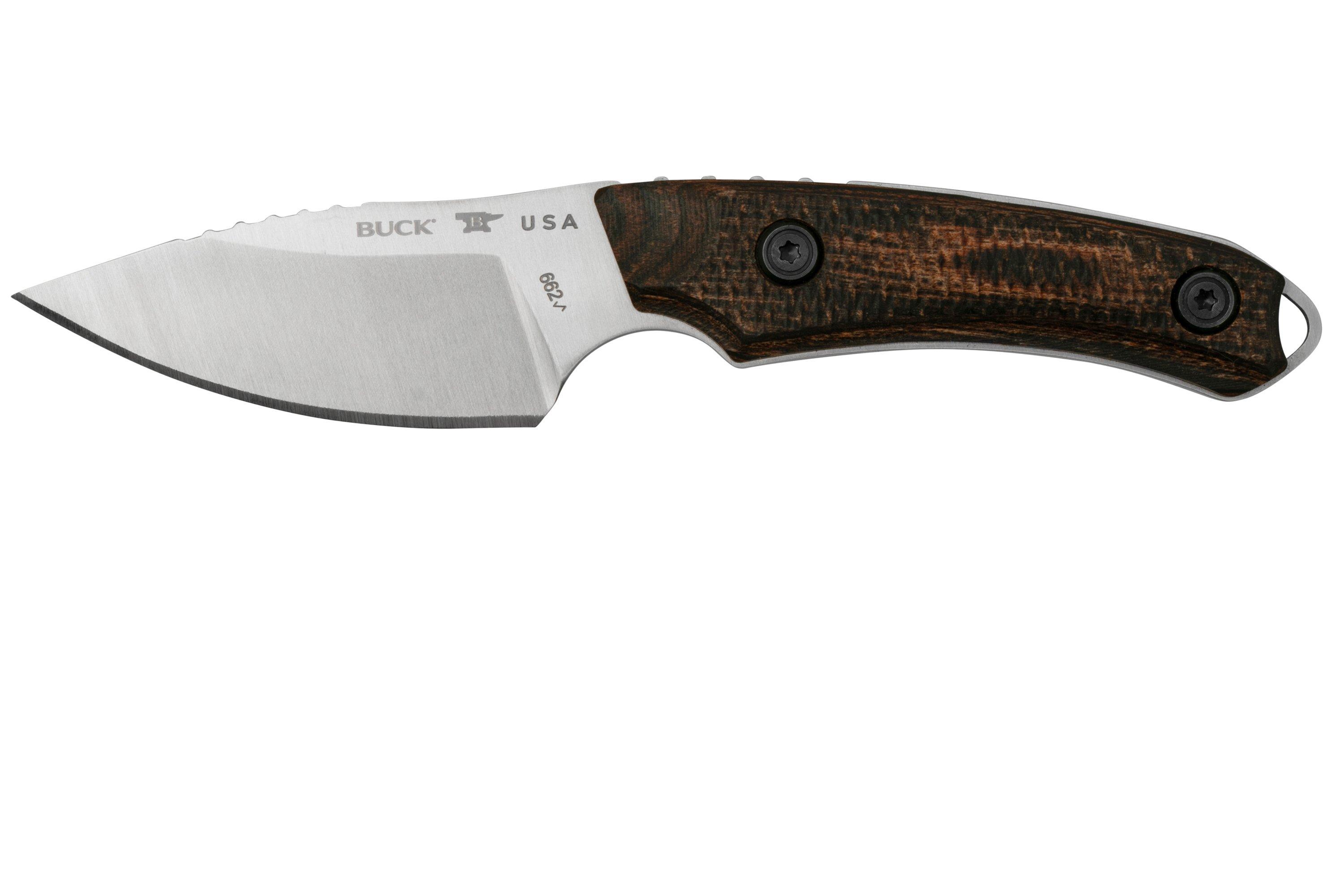 Buck Alpha Scout Pro 0662WAS, Walnut, fixed knife | Advantageously ...