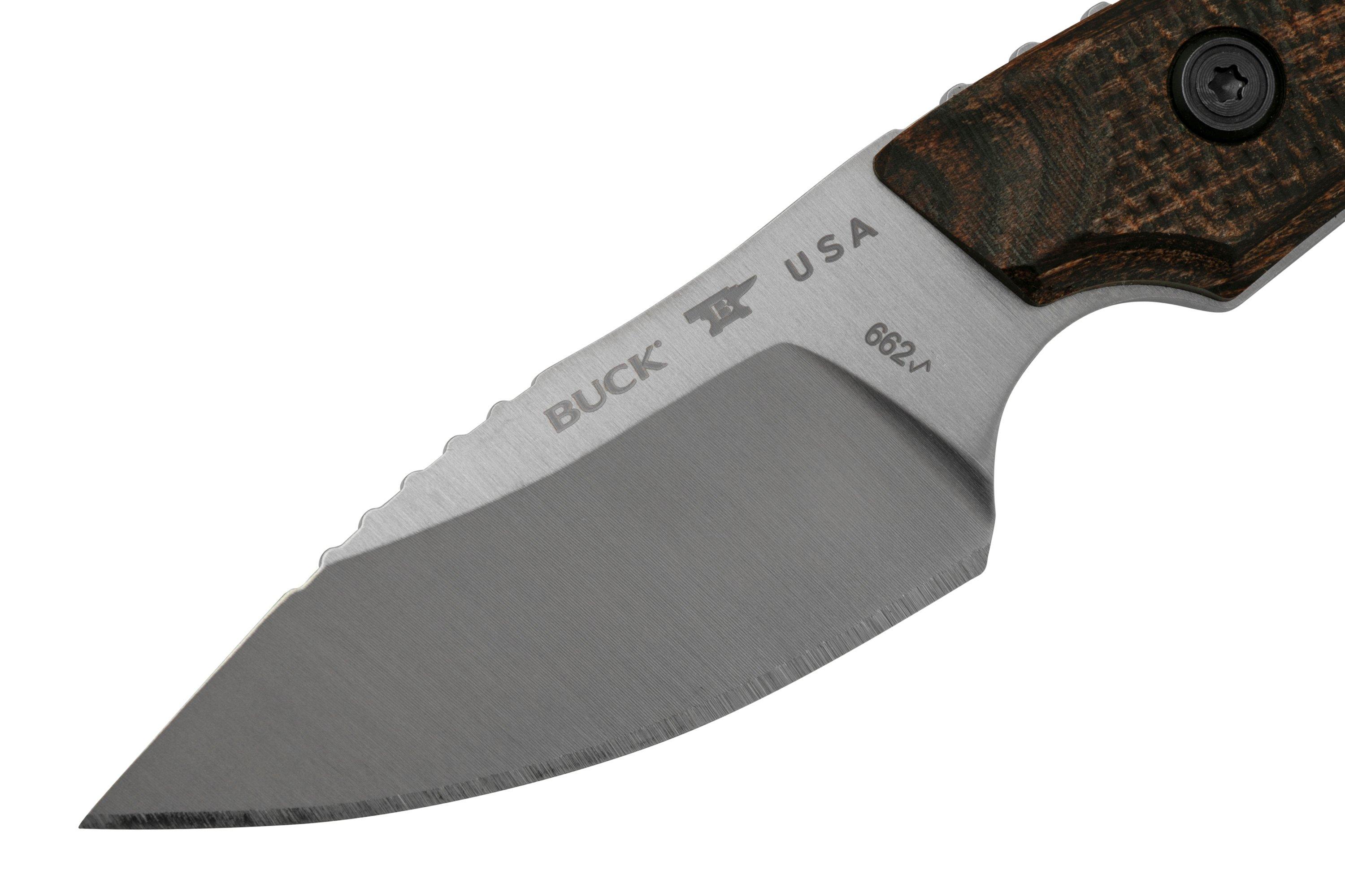Buck Alpha Scout Pro 0662WAS, Walnut, fixed knife | Advantageously ...