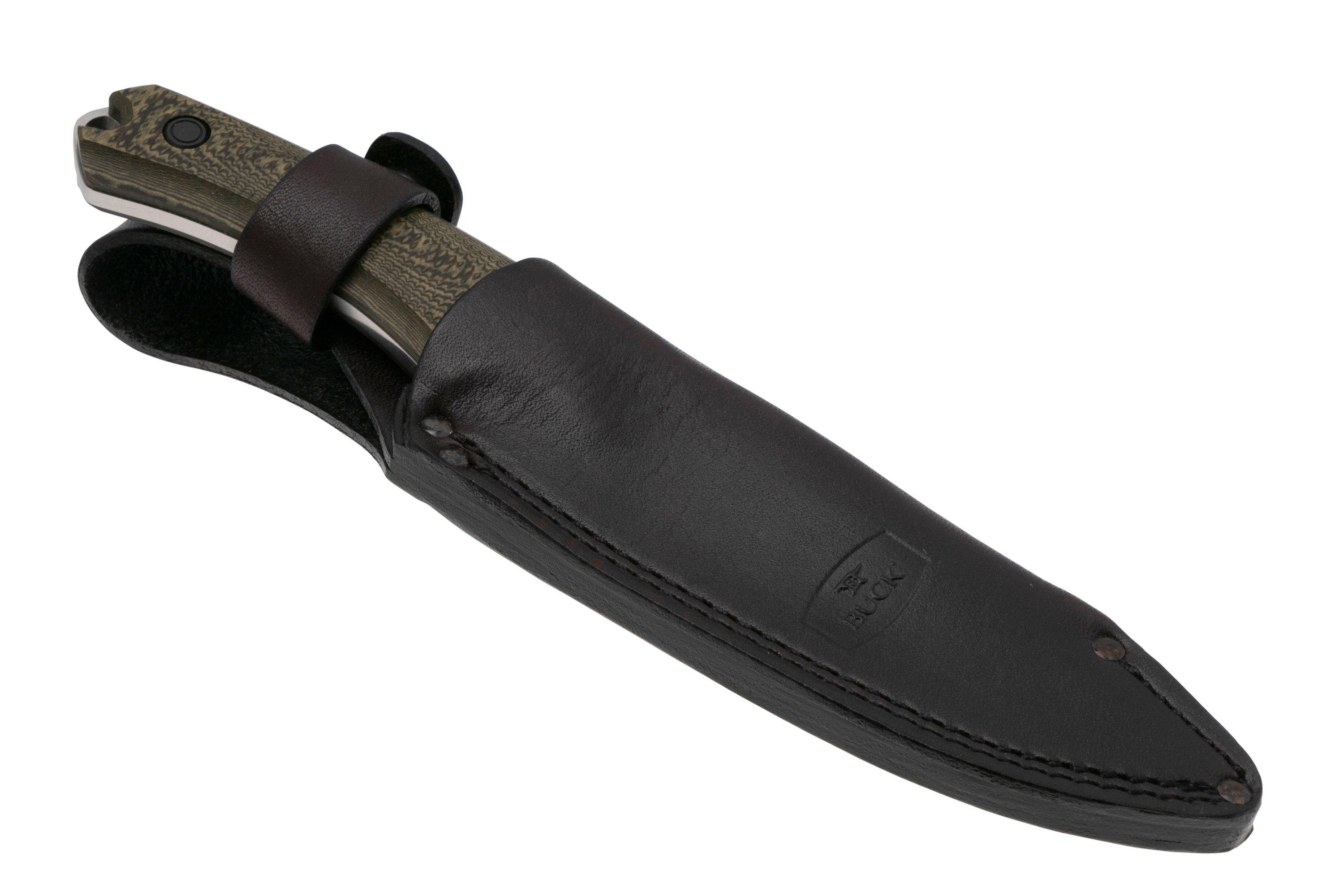Buck Alpha Guide Pro 0663BRS, Richlite, fixed knife | Advantageously ...