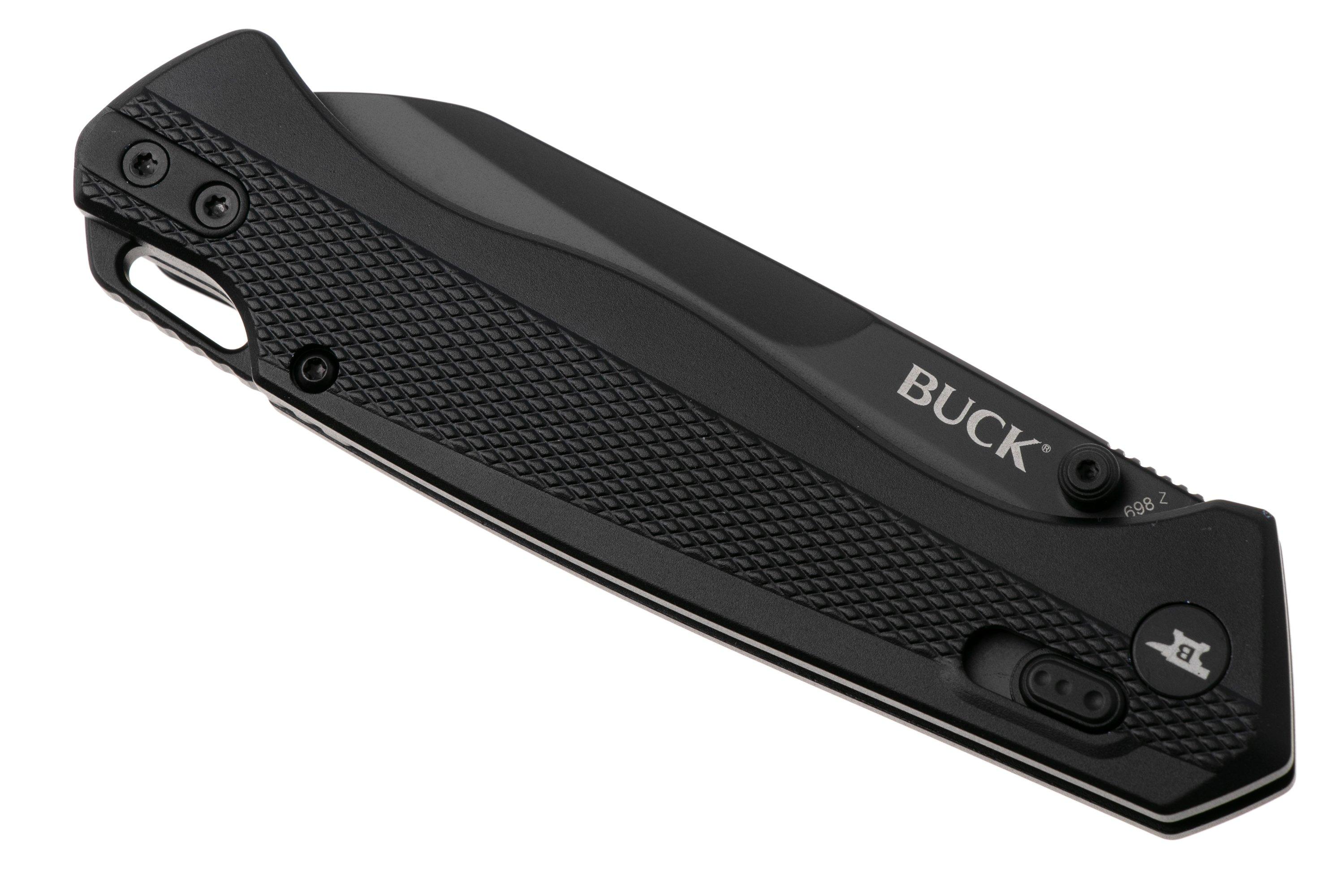 Buck 698 Ferrox 0698BKS Black D2, Black Aluminum, pocket knife ...