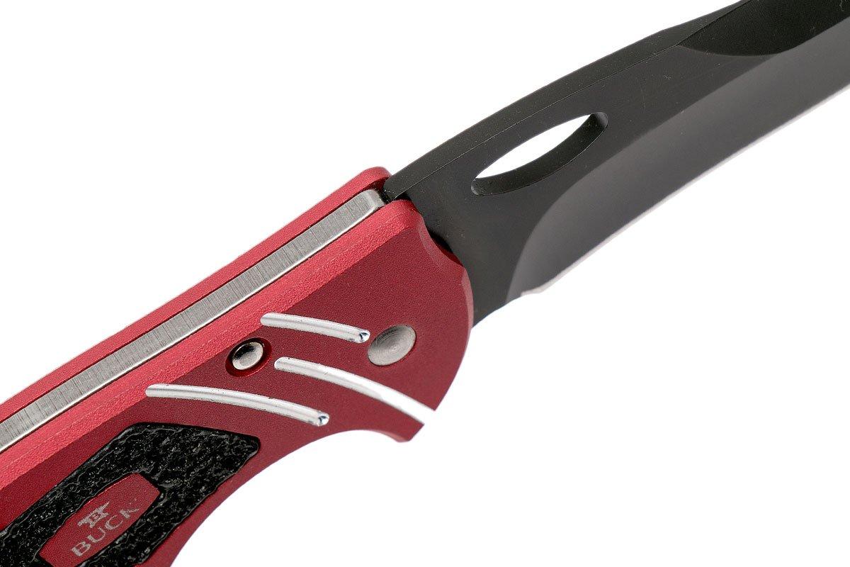 Buck 710 Volt Red 710RDS pocket knife | Advantageously shopping at ...