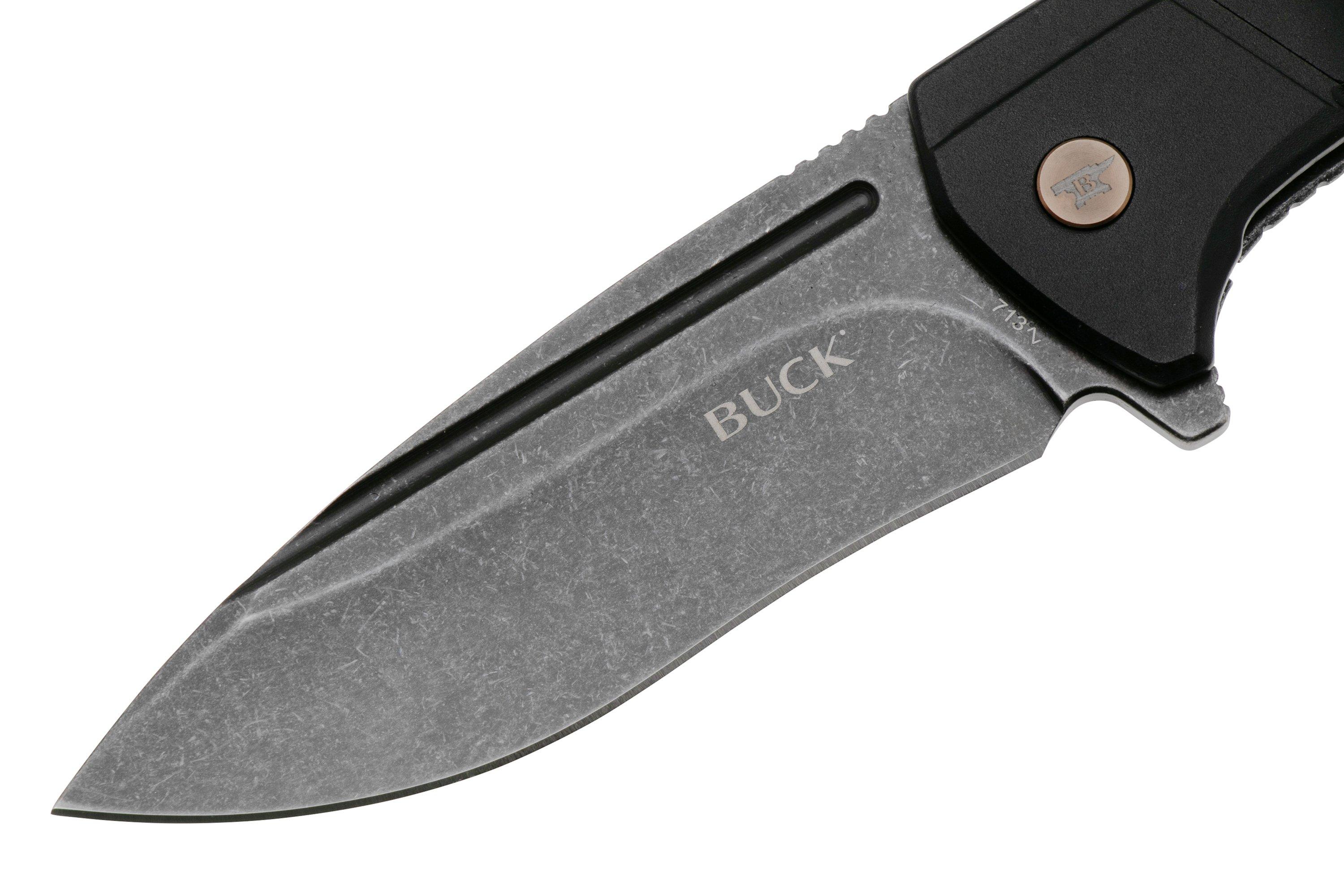 Nóż składany Buck Ruckus 0713CPS Blackwashed D2, Black & Copper ...