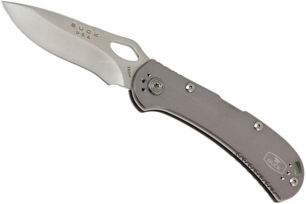 Buck 722 Spitfire 0722GYS1-B plain edge, grey | Advantageously shopping ...